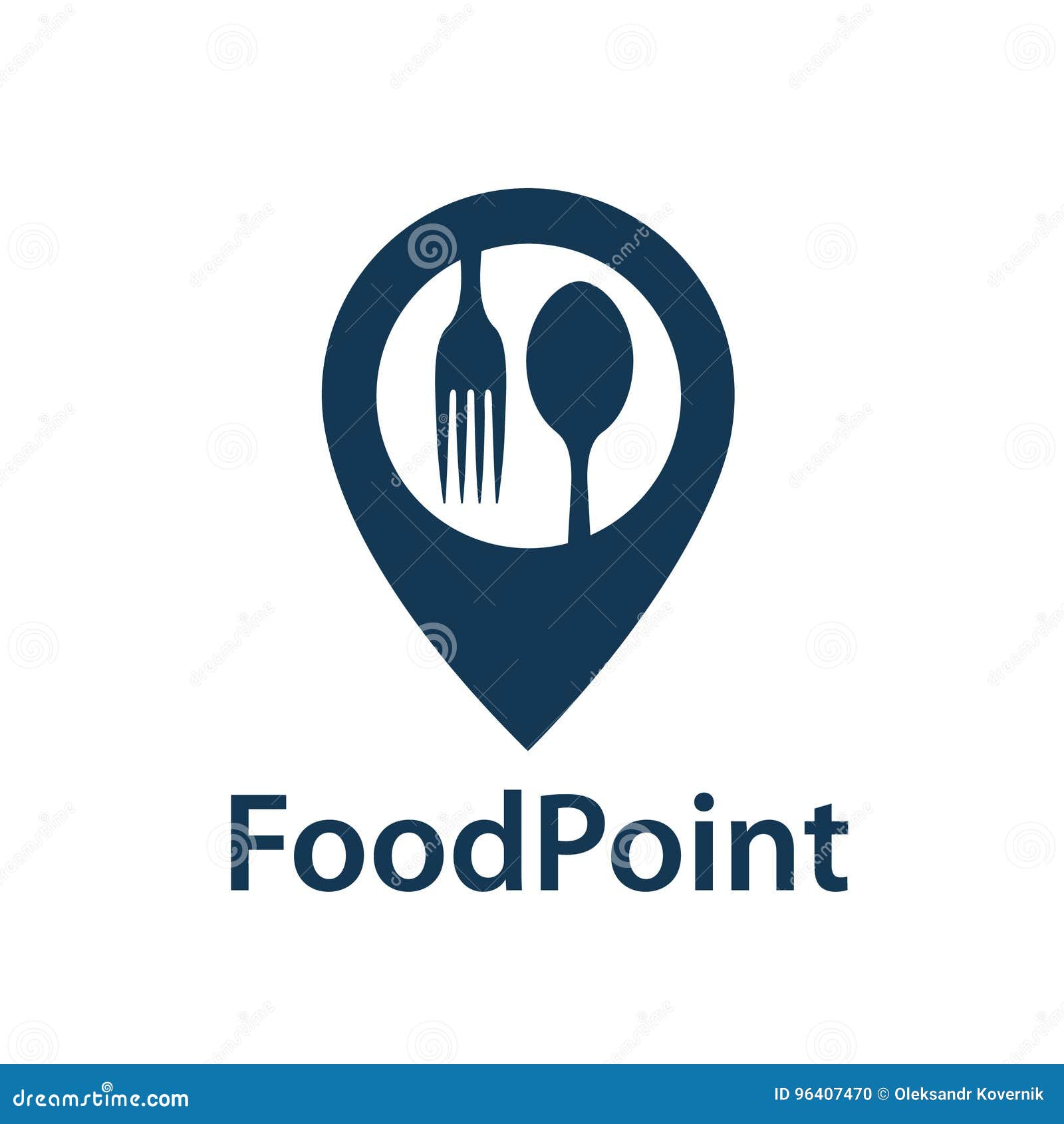 Food point icon stock vector. Illustration of cooking - 96407470