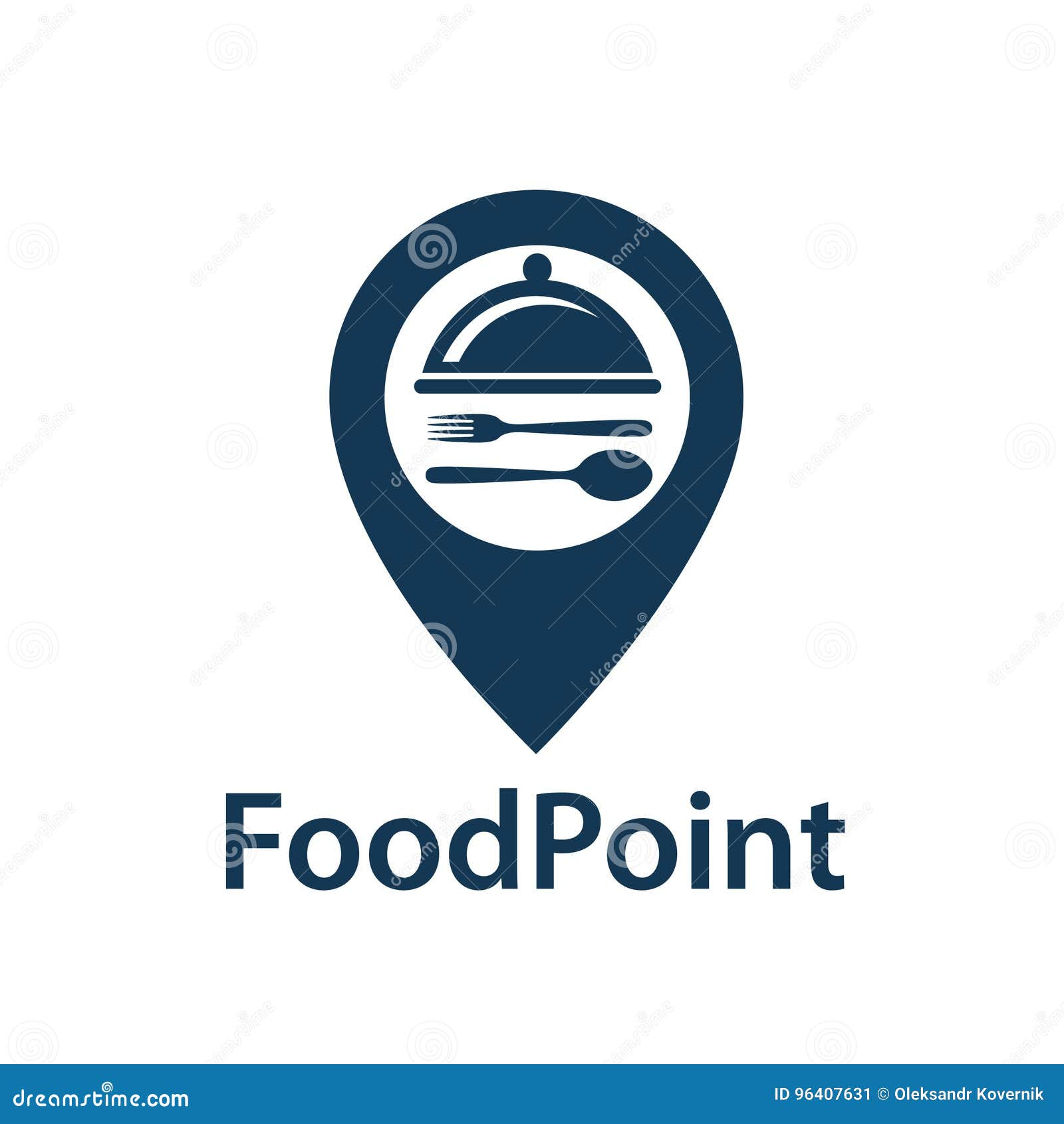Food point icon stock vector. Illustration of lunch, meal - 96407631