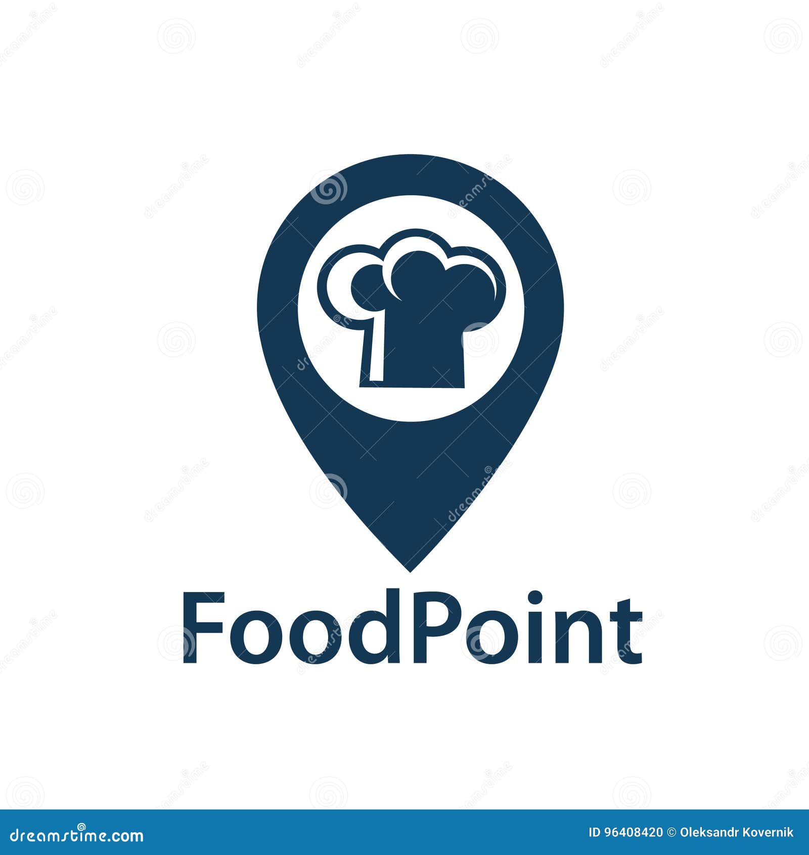 Food point icon stock vector. Illustration of cook, restaurant - 96408420