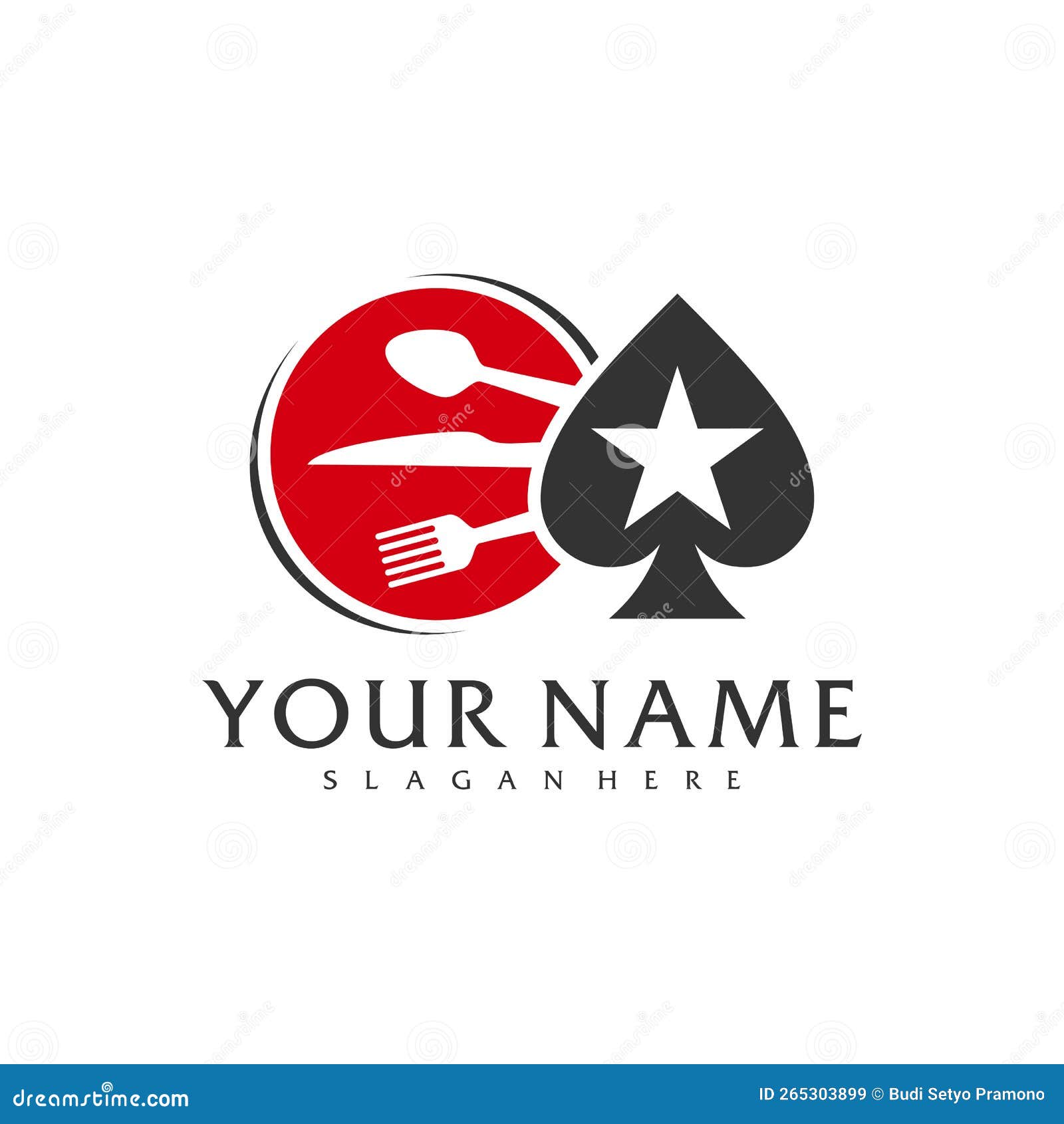 Food Poker Logo Vector Template, Creative Poker Logo Design Concepts ...