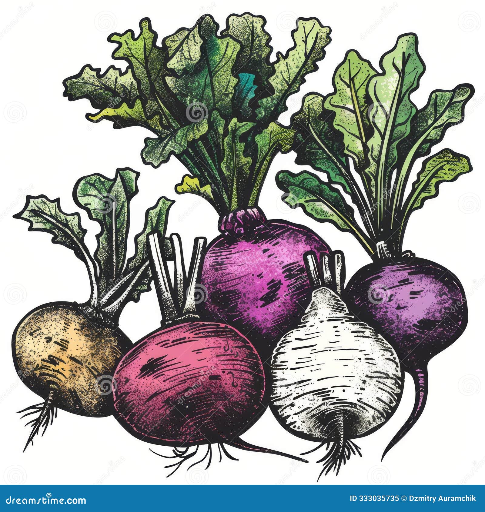 Food Poster Illustration of Fresh Beetroot. Stock Image - Image of menu ...