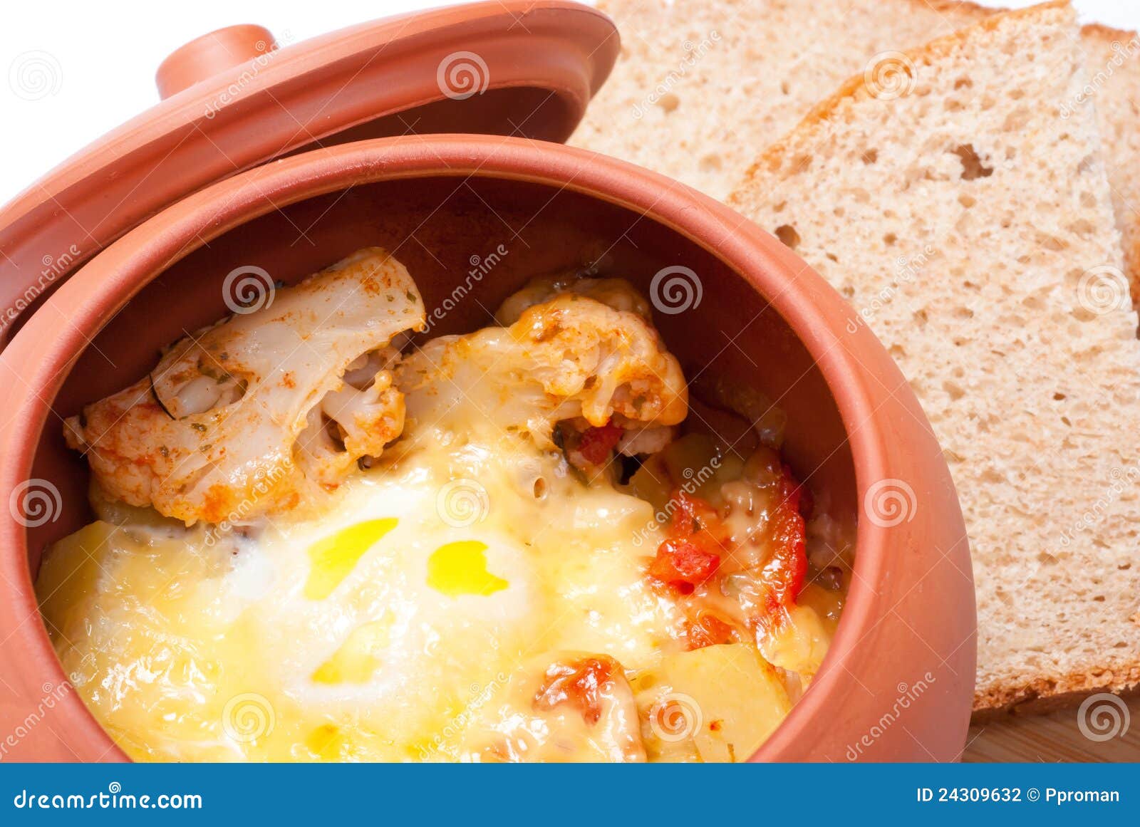 Food in pot stock photo. Image of breakfast, baked, bowl - 24309632