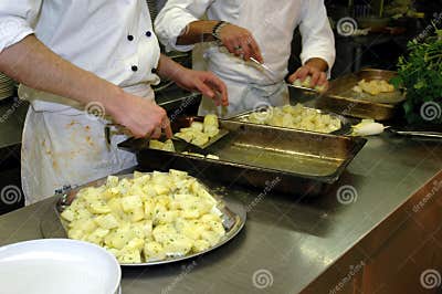 Food Preparation stock image. Image of restaurant, chef - 379479