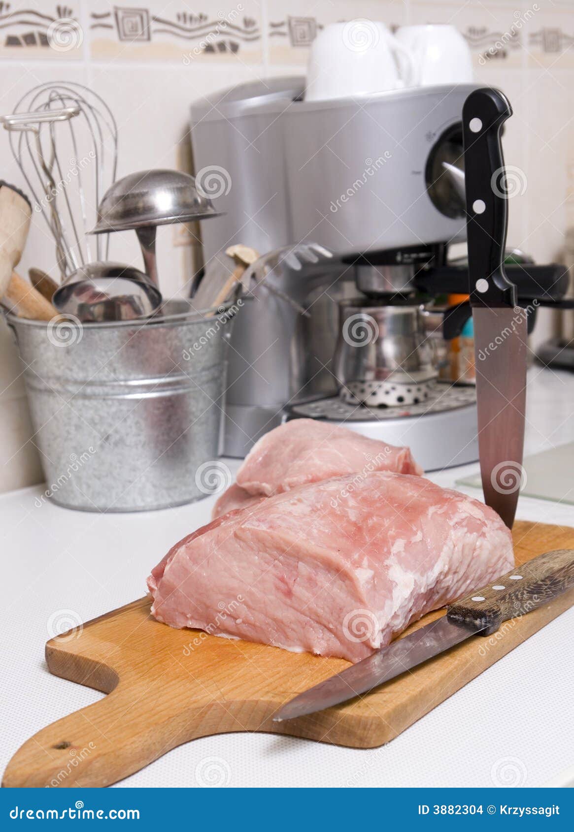 Food preparation stock photo. Image of metal, beef, whisk - 3882304