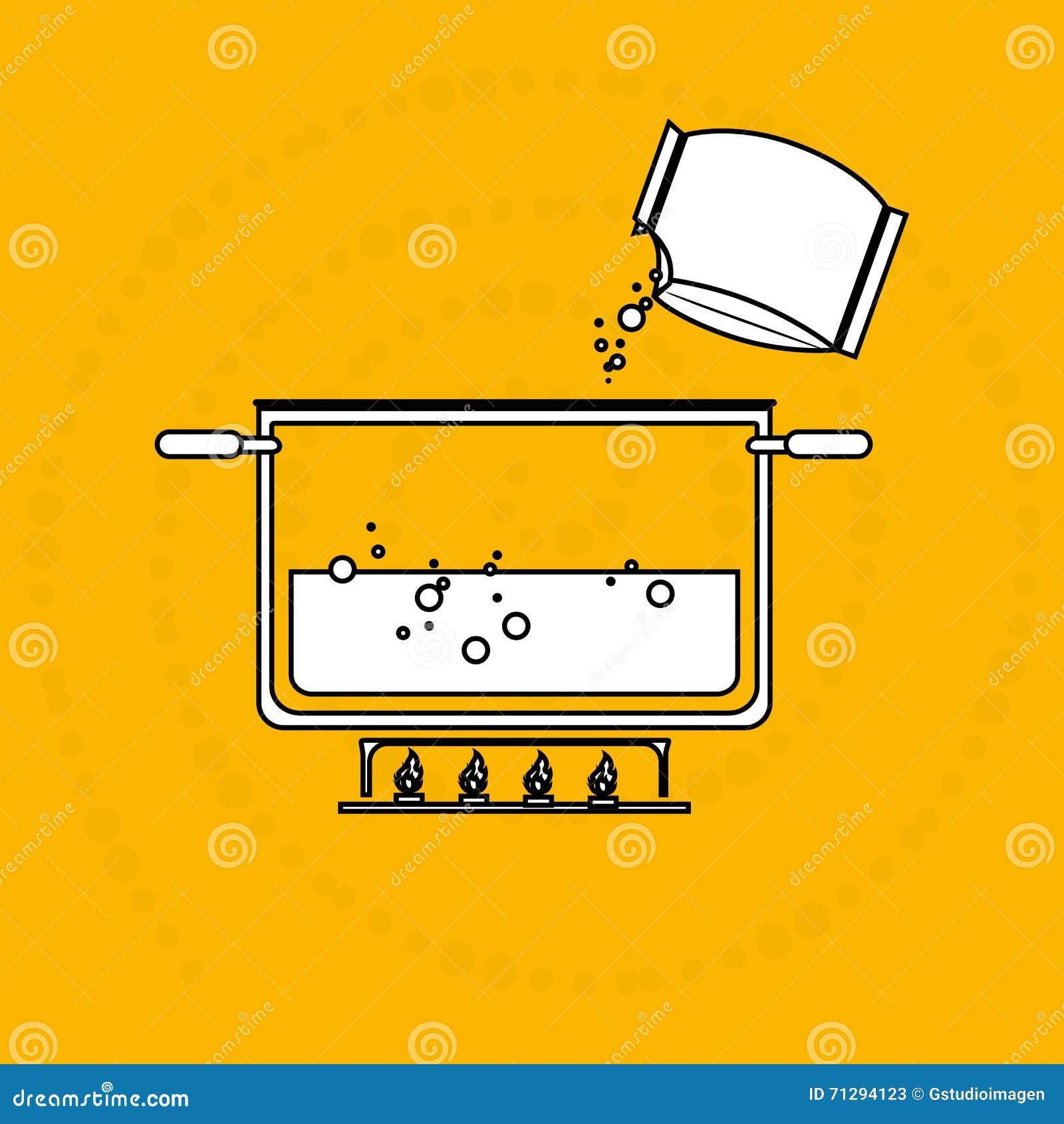 Food Preparation Instructions Design Stock Illustration - Illustration ...
