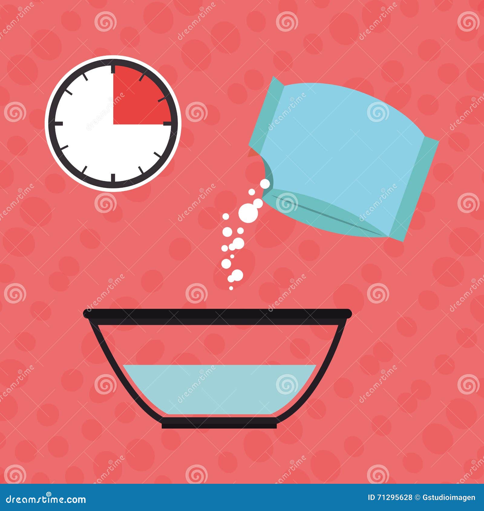 Food Preparation Instructions Design Stock Illustration - Illustration ...