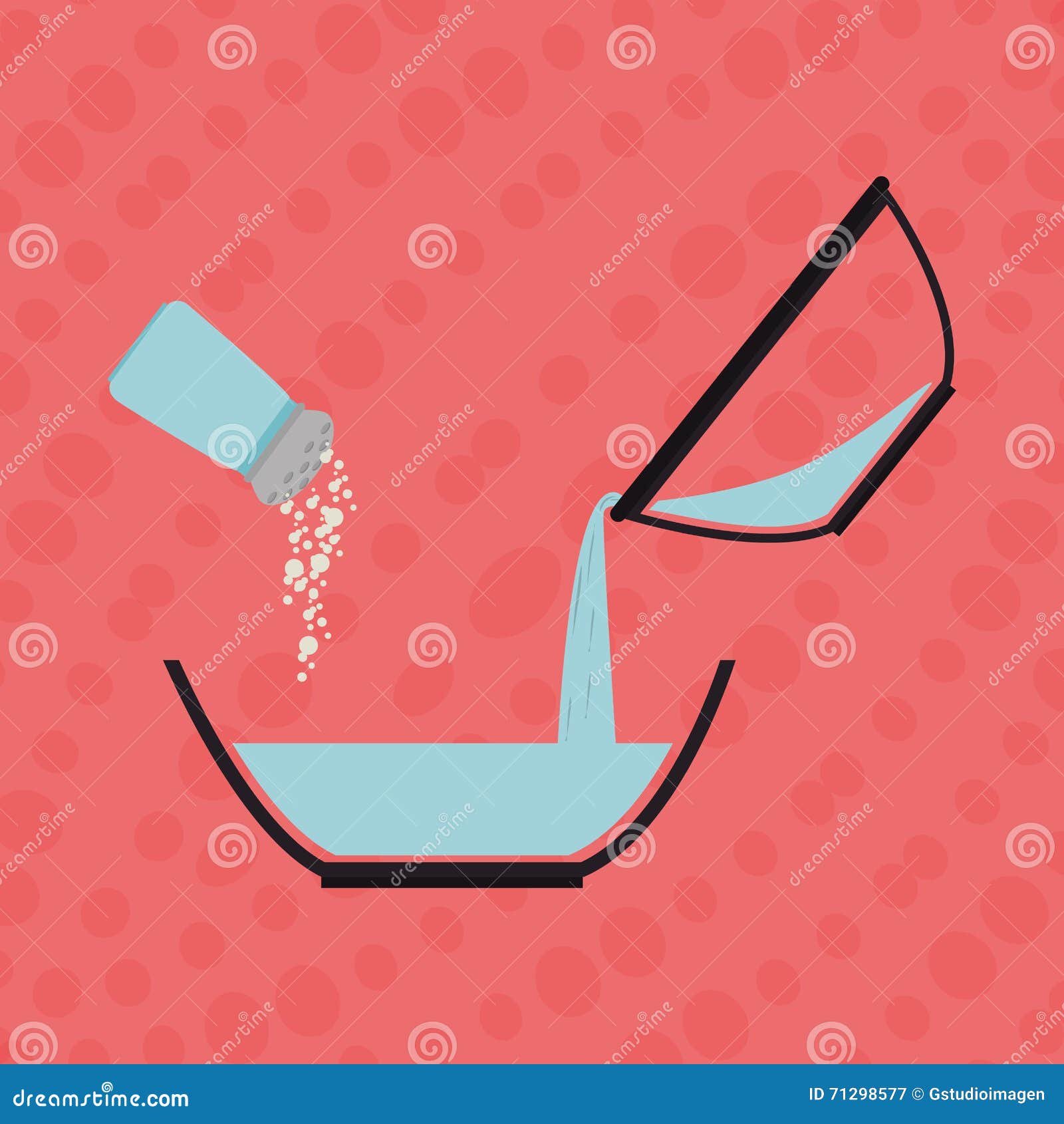 Food Preparation Instructions Design Stock Illustration - Illustration ...