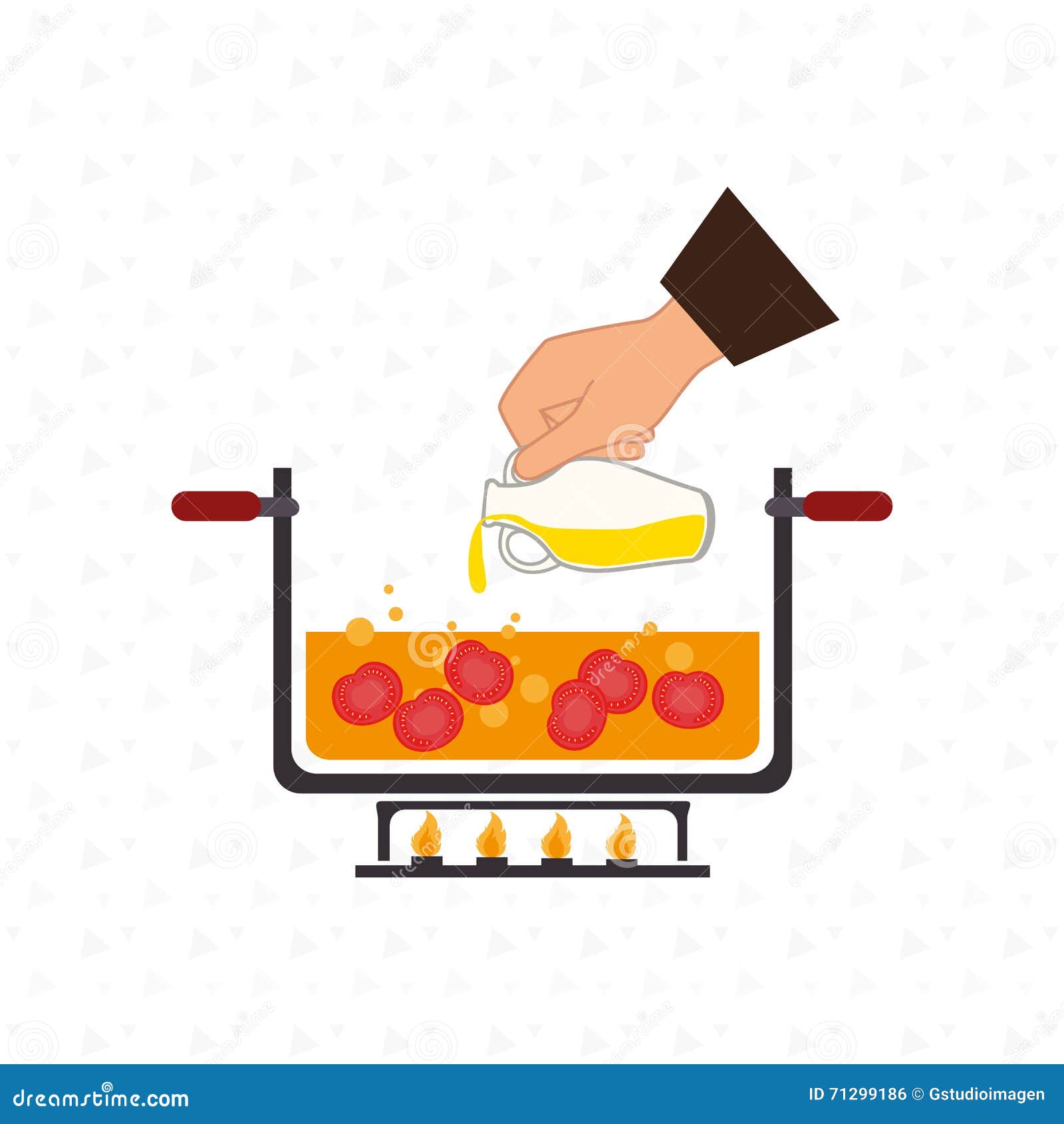 Food Preparation Instructions Design Stock Illustration - Illustration ...