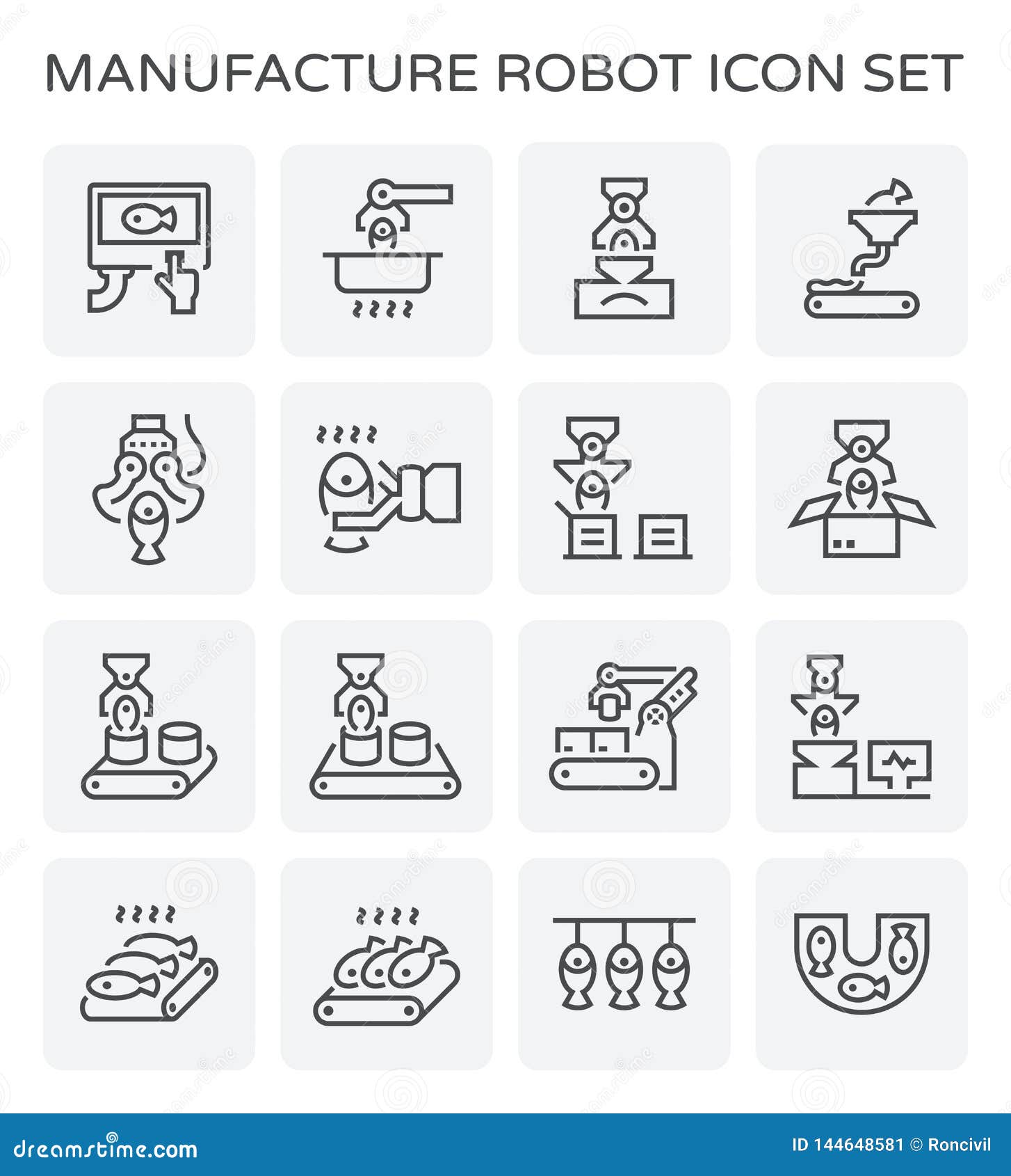 Food processing icon stock vector. Illustration of industry - 144648581