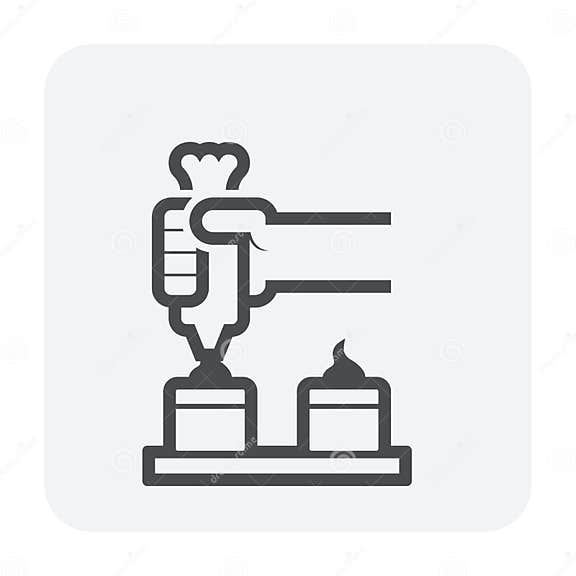 Food processing icon stock vector. Illustration of package - 176423636