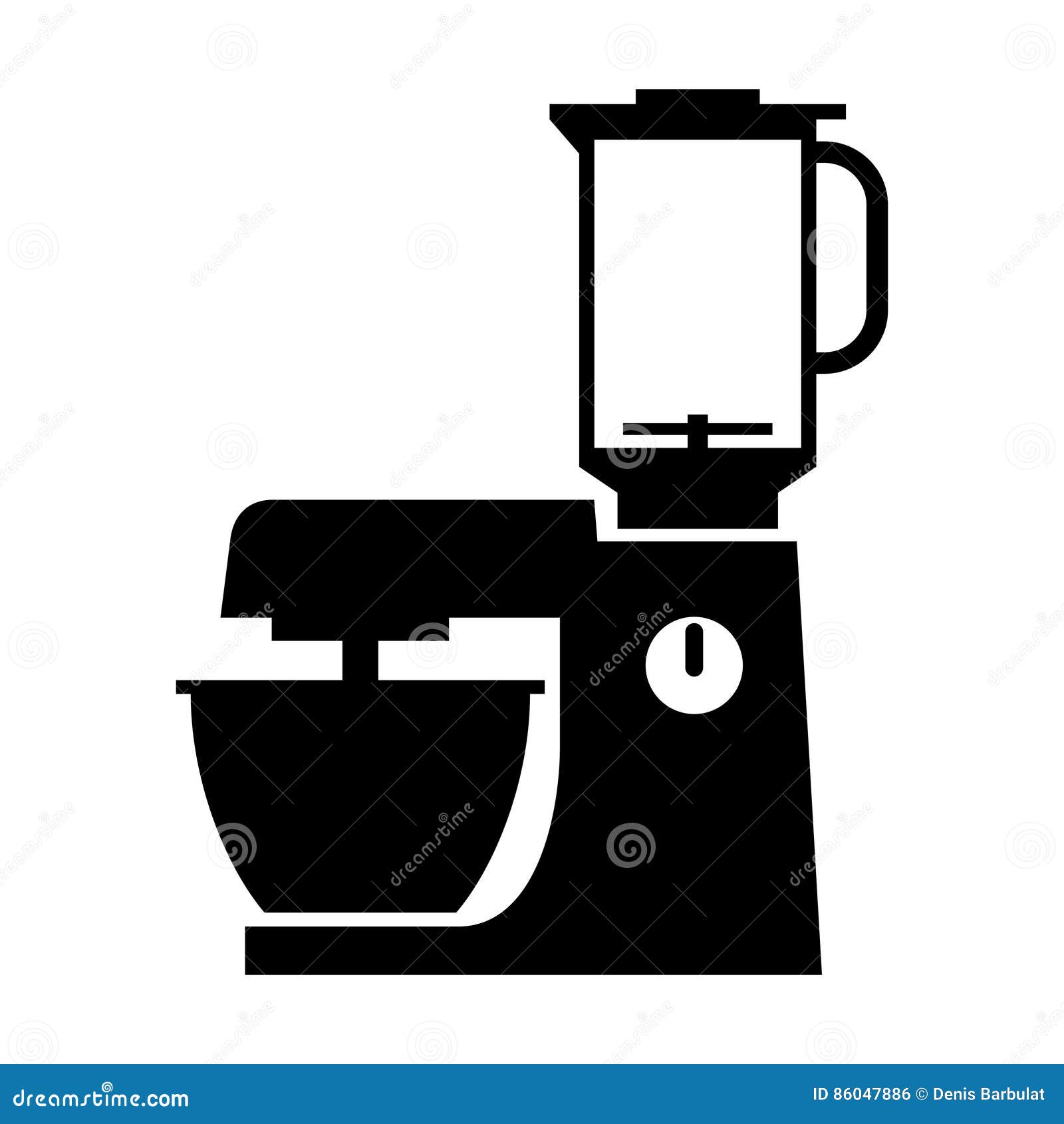 Food processor stock vector. Illustration of shake, logotype - 86047886