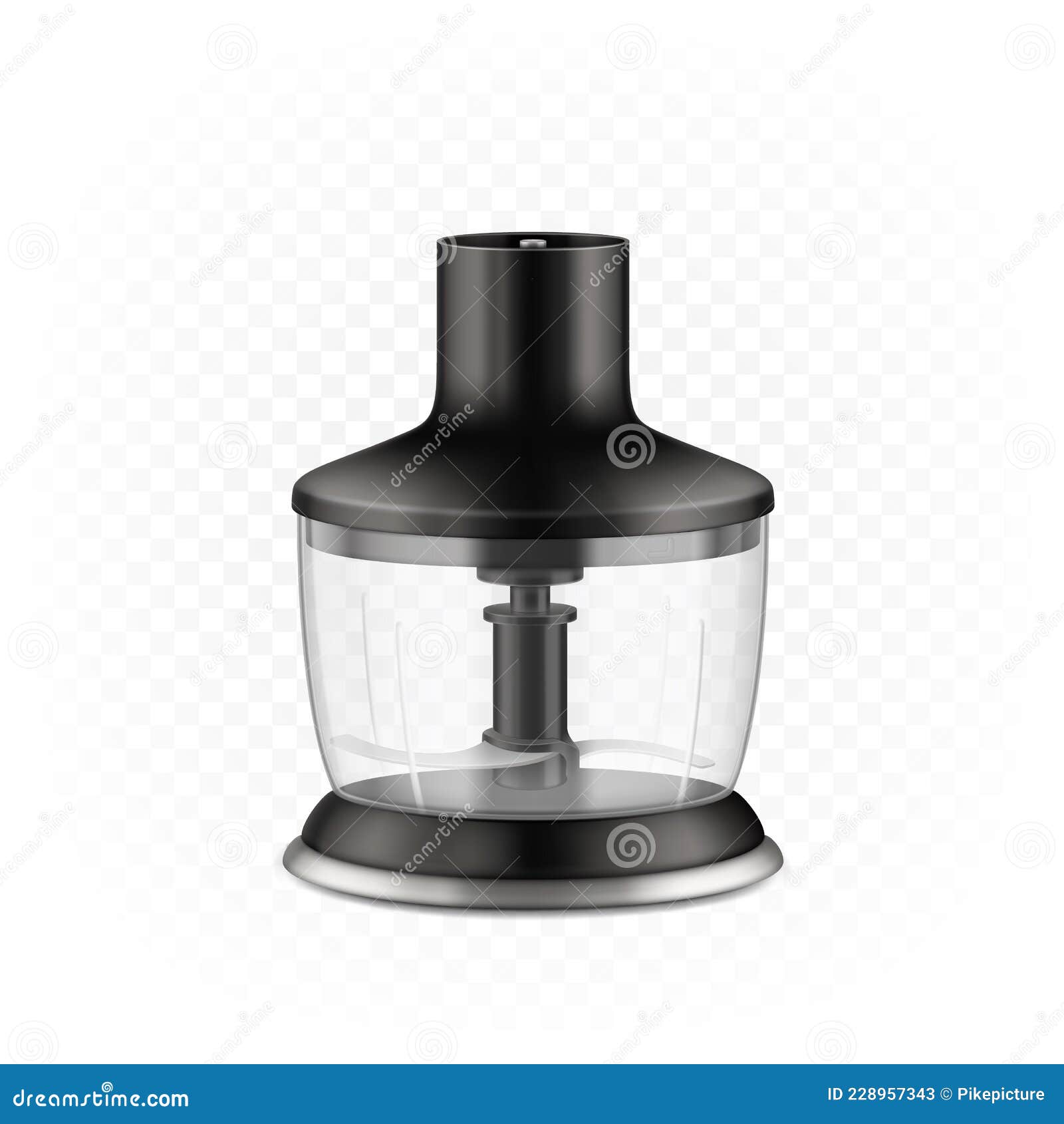 Food Processor Detail for Cut Nutrition Vector Stock Vector ...