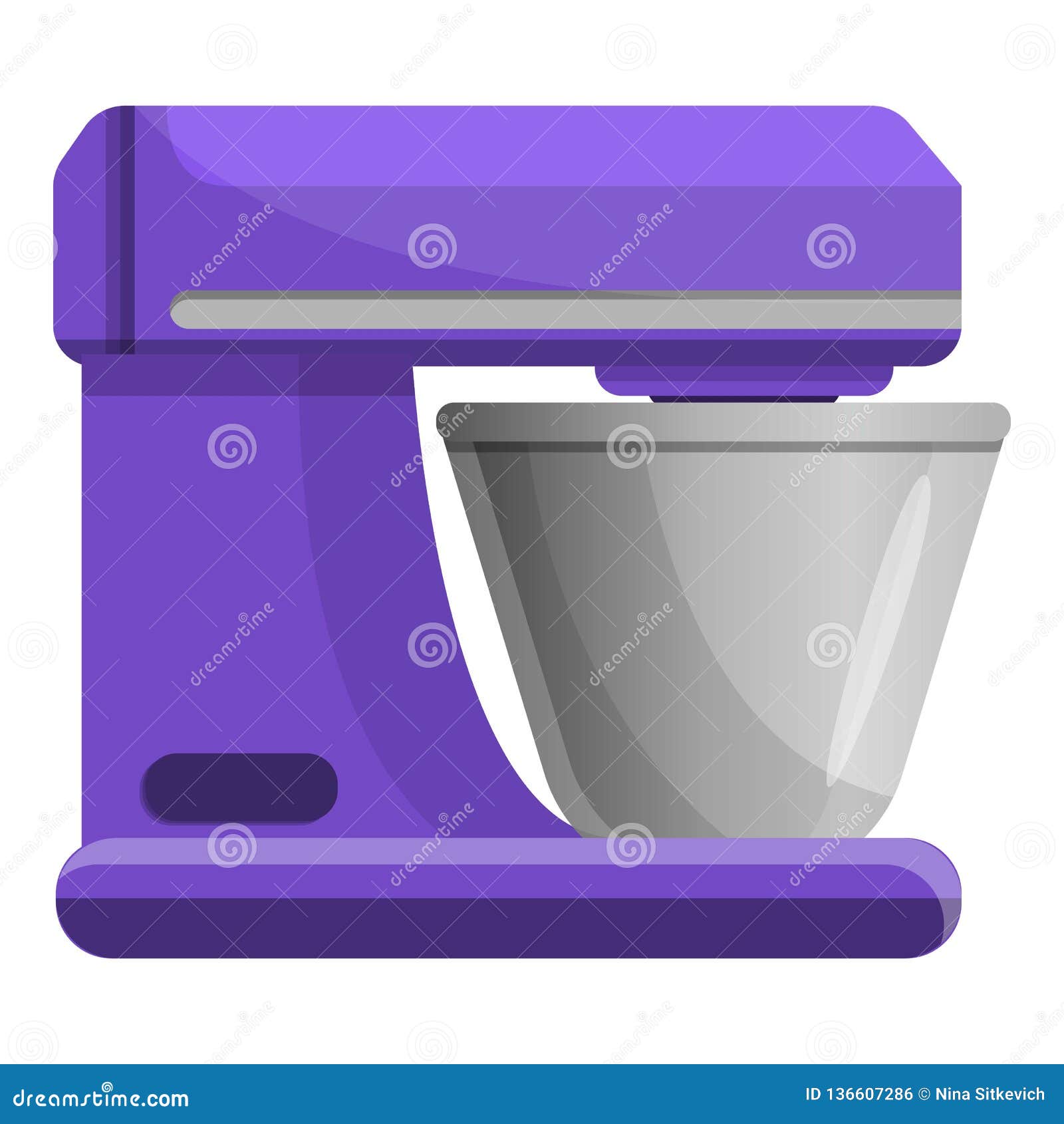 Food Processor Device Icon, Cartoon Style Stock Vector - Illustration ...