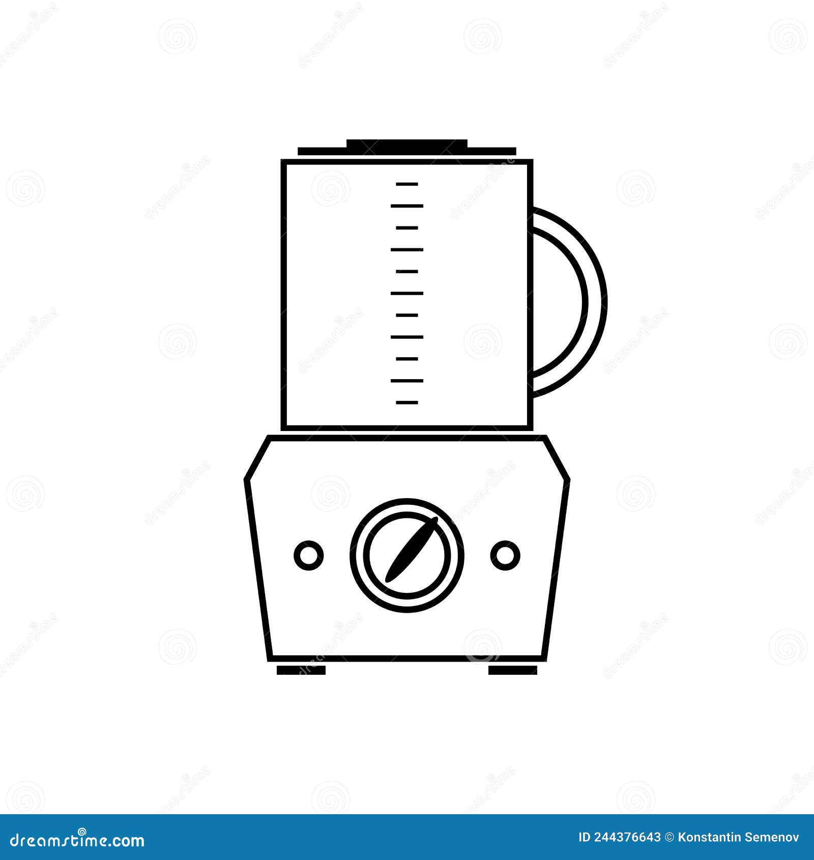 Food processor icon stock vector. Illustration of glass - 244376643