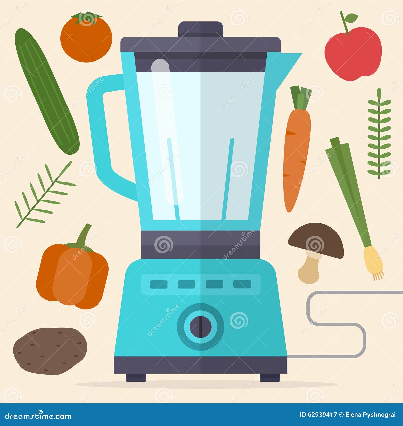 Food Processor Continuous Line Drawing. One Line Art Of Home Appliance ...