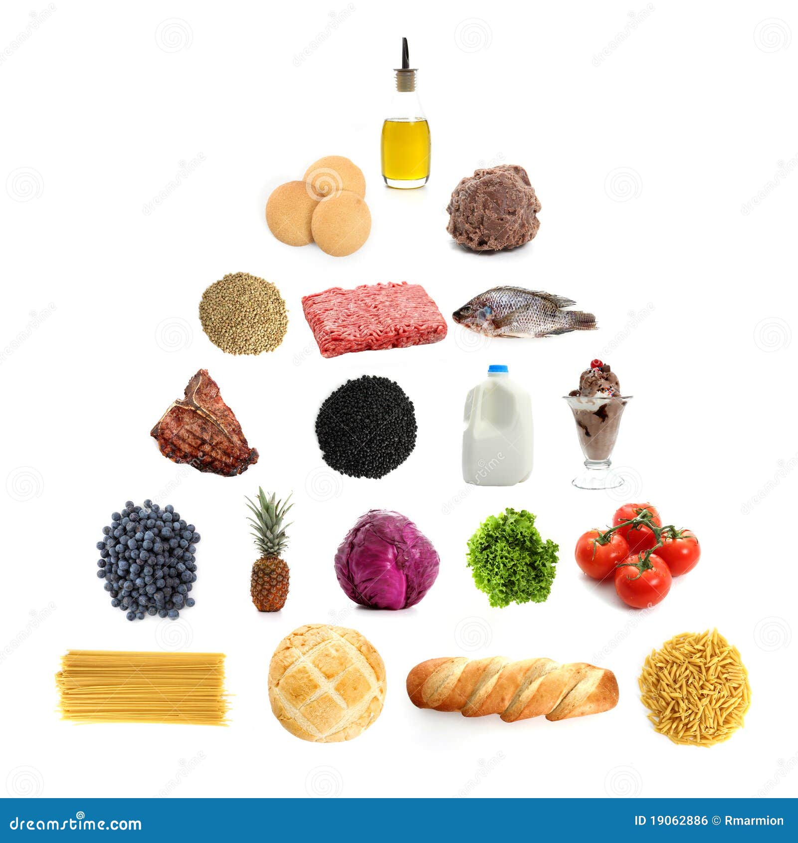 Food Pyramid stock photo. Image of meal, dinner, nutrition - 19062886