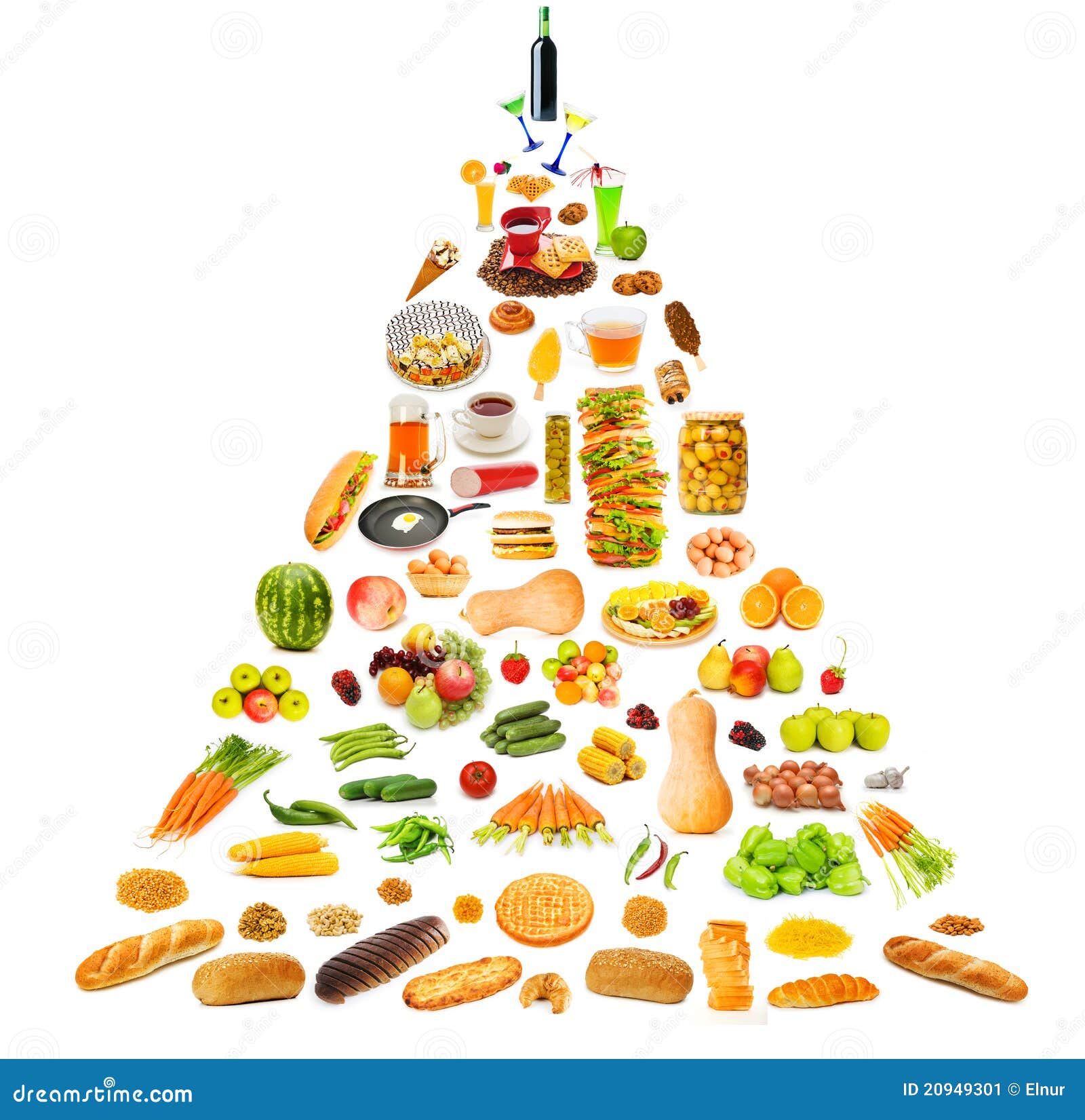 Pyramid From Potato Chips Stock Photo | CartoonDealer.com #18512706