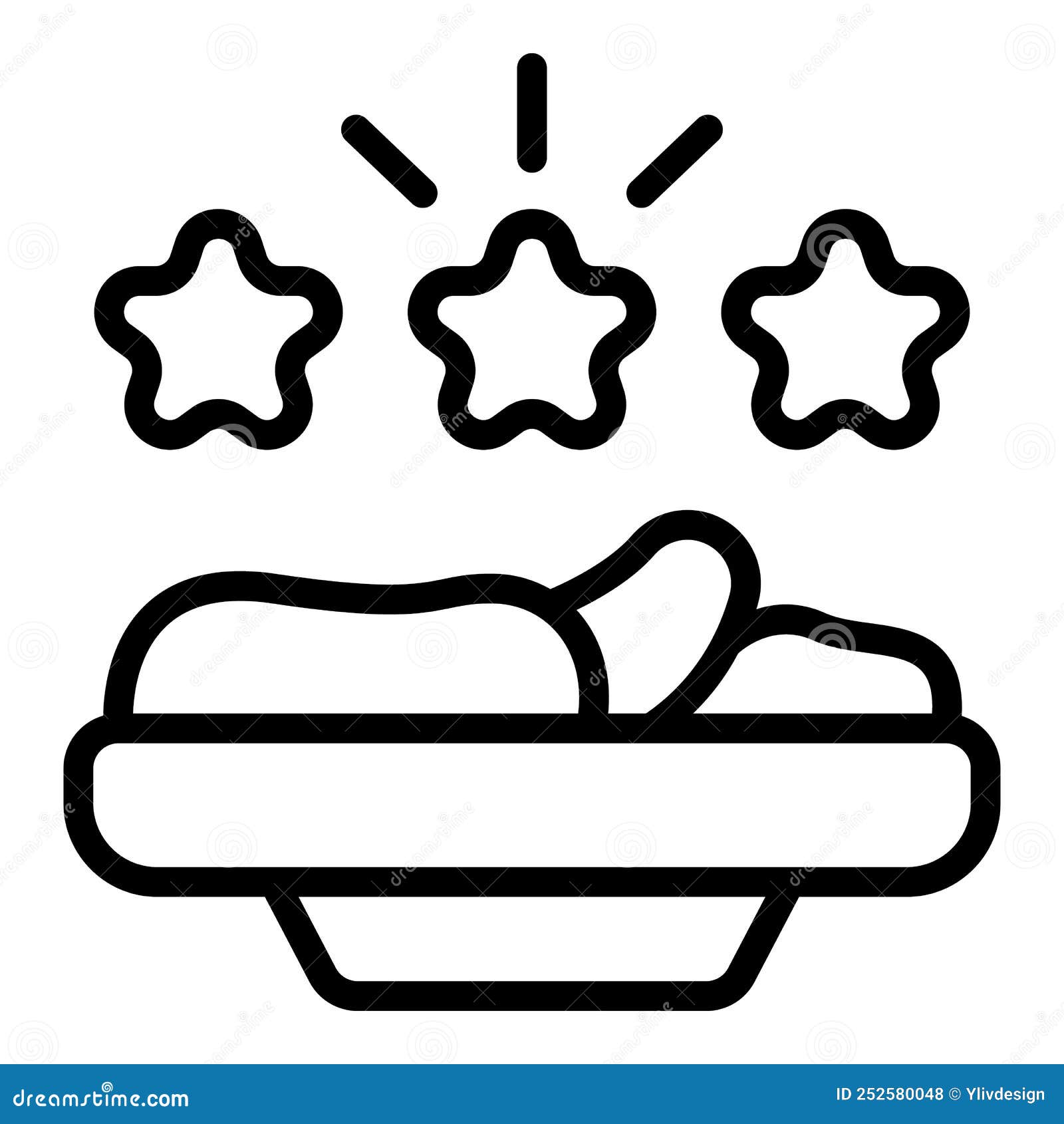 Food Raiting Icon Outline Vector. Safety Inspection Stock Illustration ...