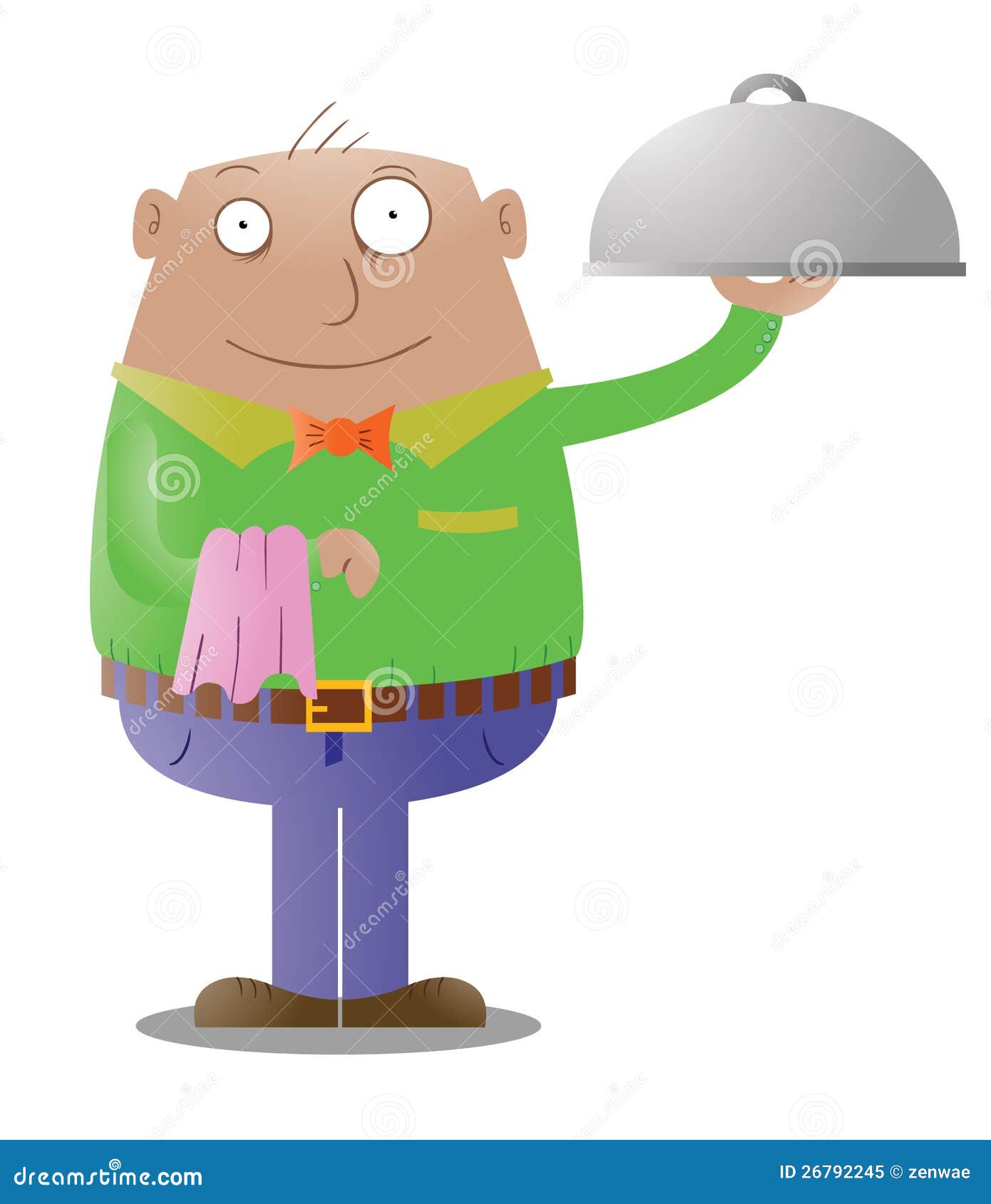 Food ready to serve stock vector. Illustration of clip - 26792245