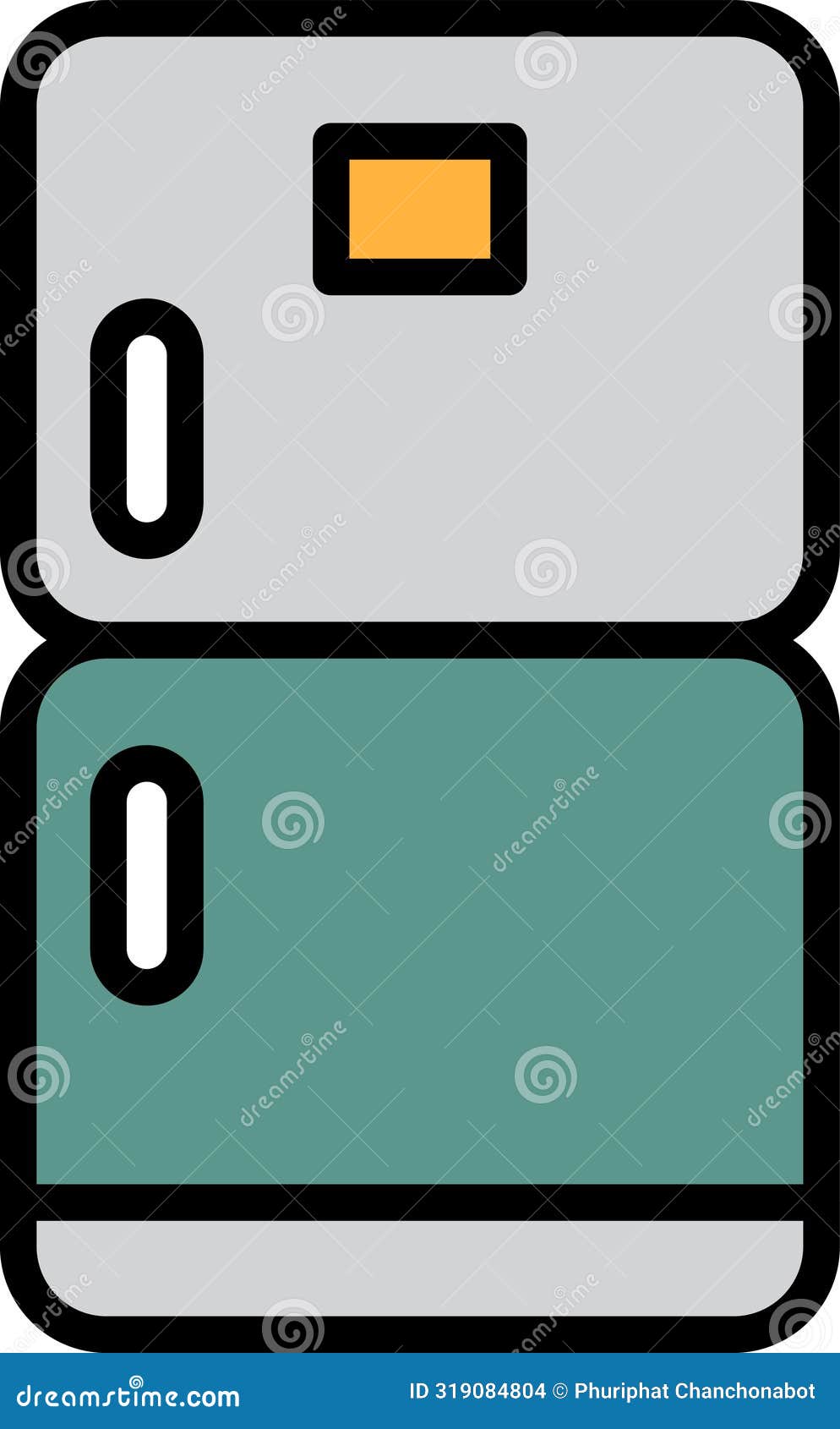 Refrigerator Icon. Refrigerator For Food Storage Symbol. Sign Icebox ...