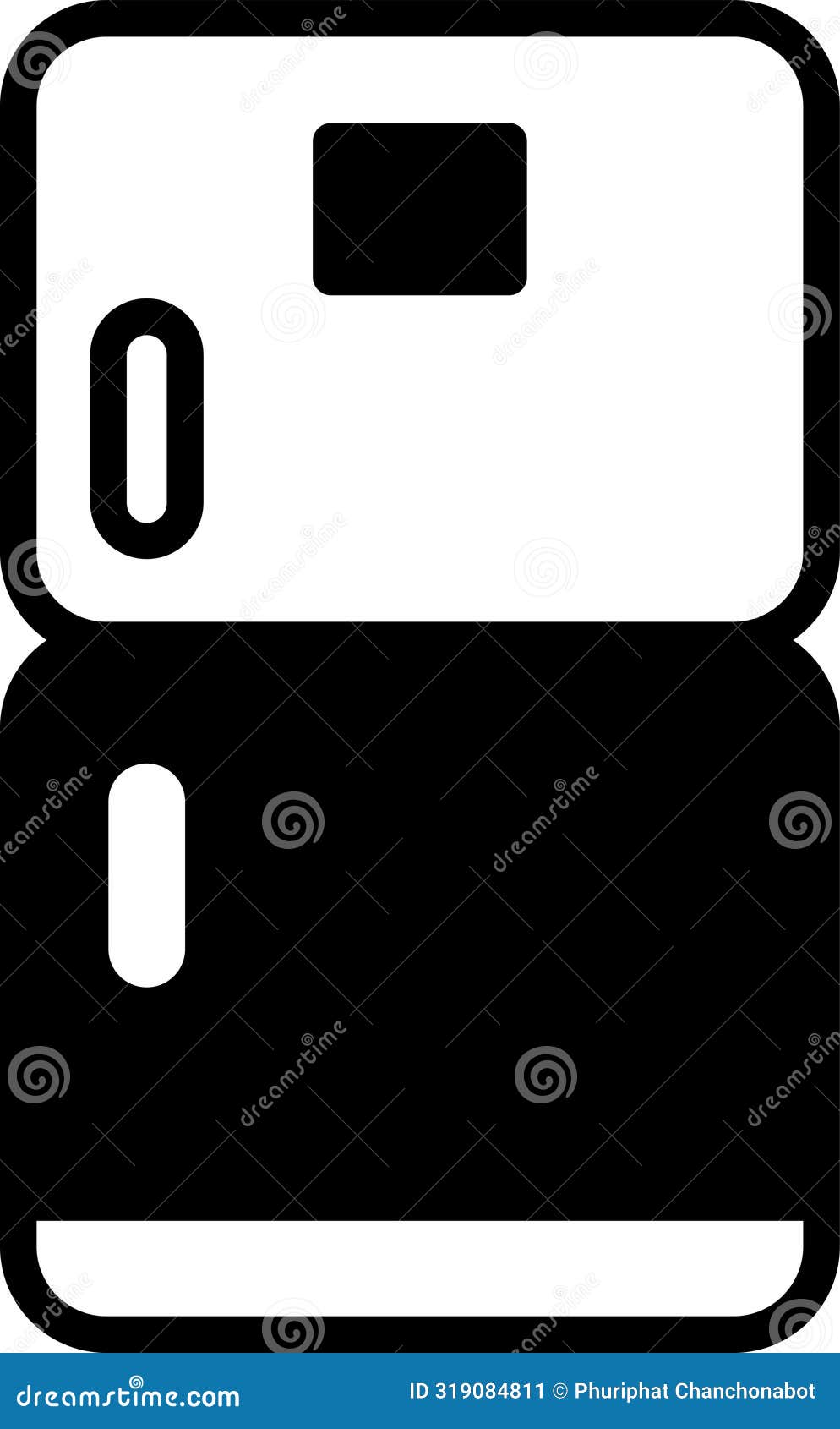 Refrigerator Icon. Refrigerator For Food Storage Symbol. Sign Icebox ...