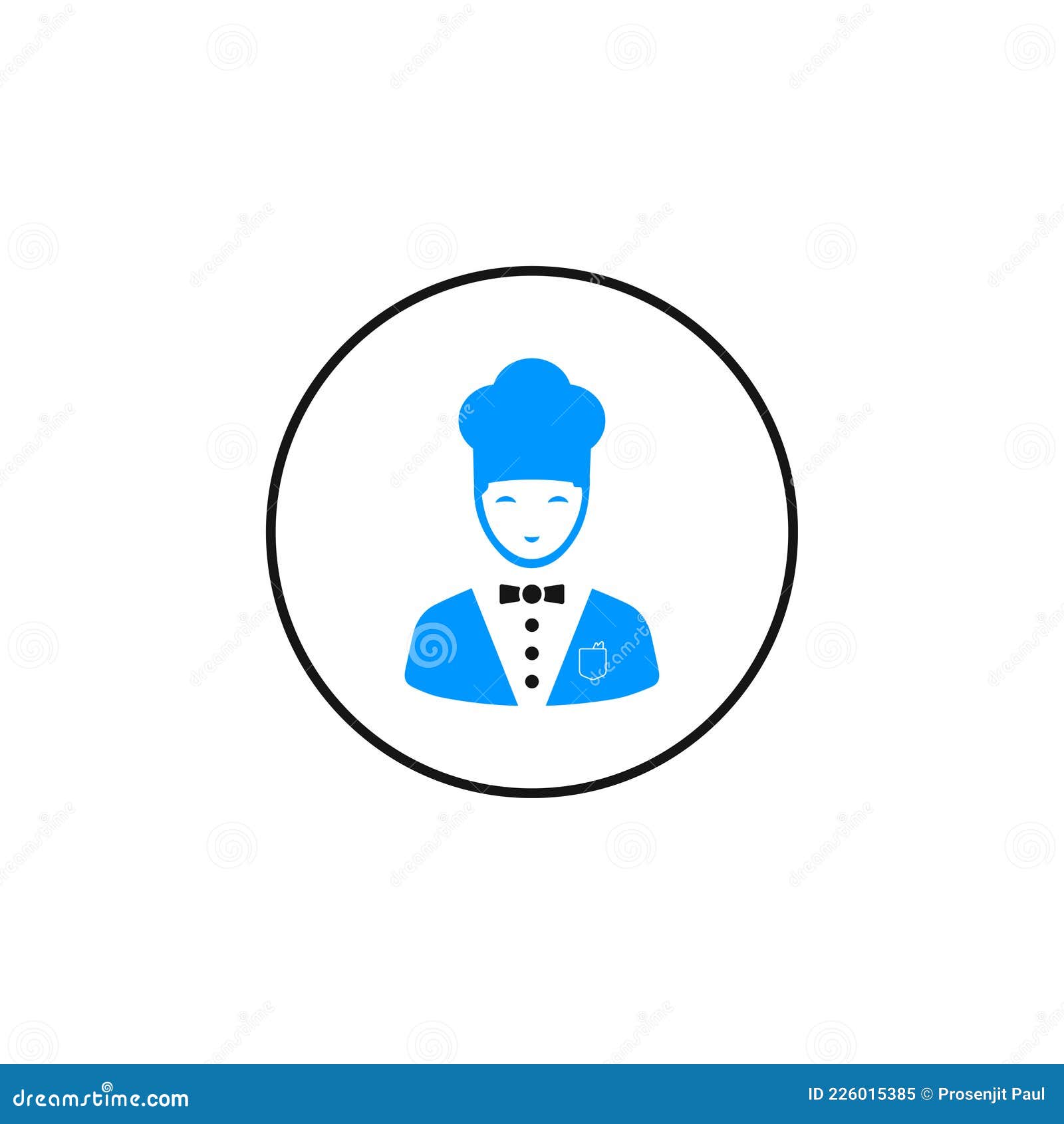 Food Restaurant Chef Icon Vector Stock Vector - Illustration of ...