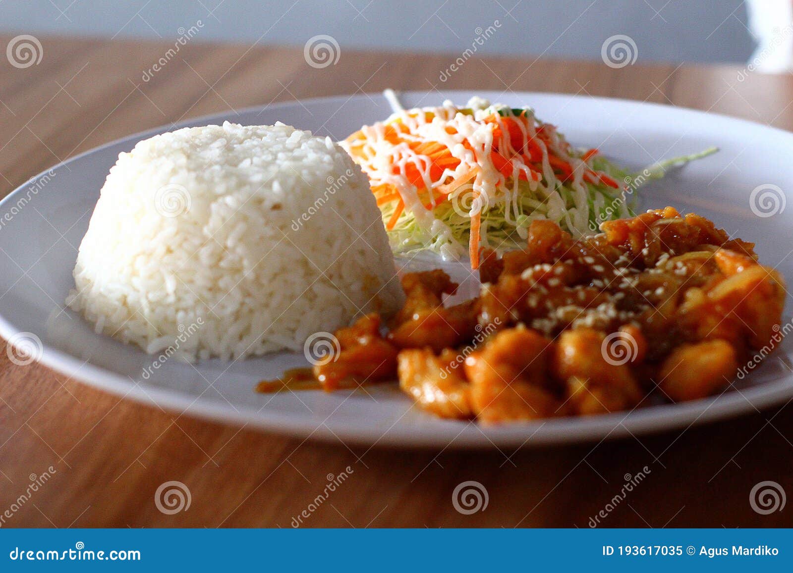 Food and rice on the table stock image. Image of garden - 193617035