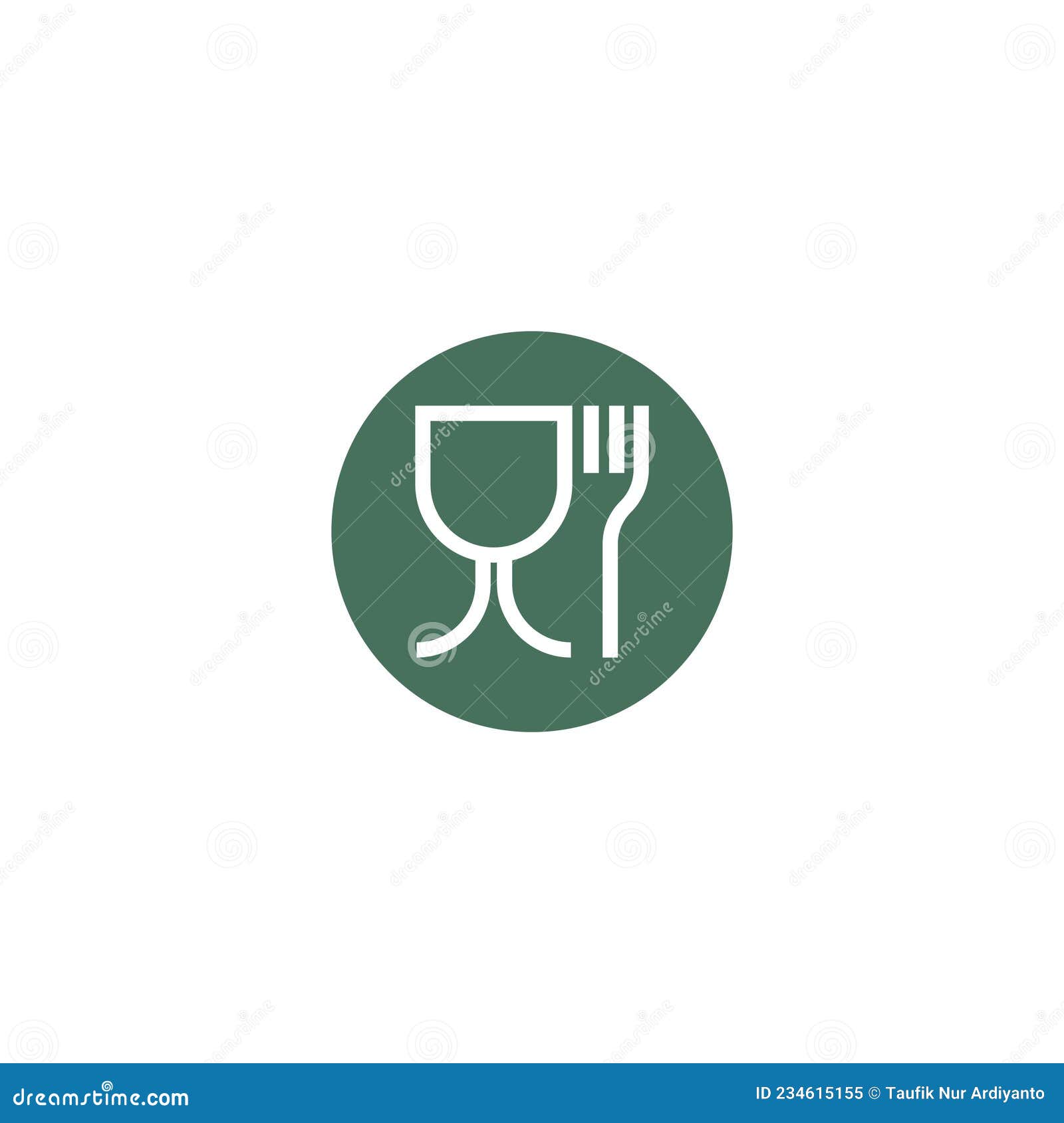 Food Safe Icon Flat Design Template Stock Vector - Illustration of ...