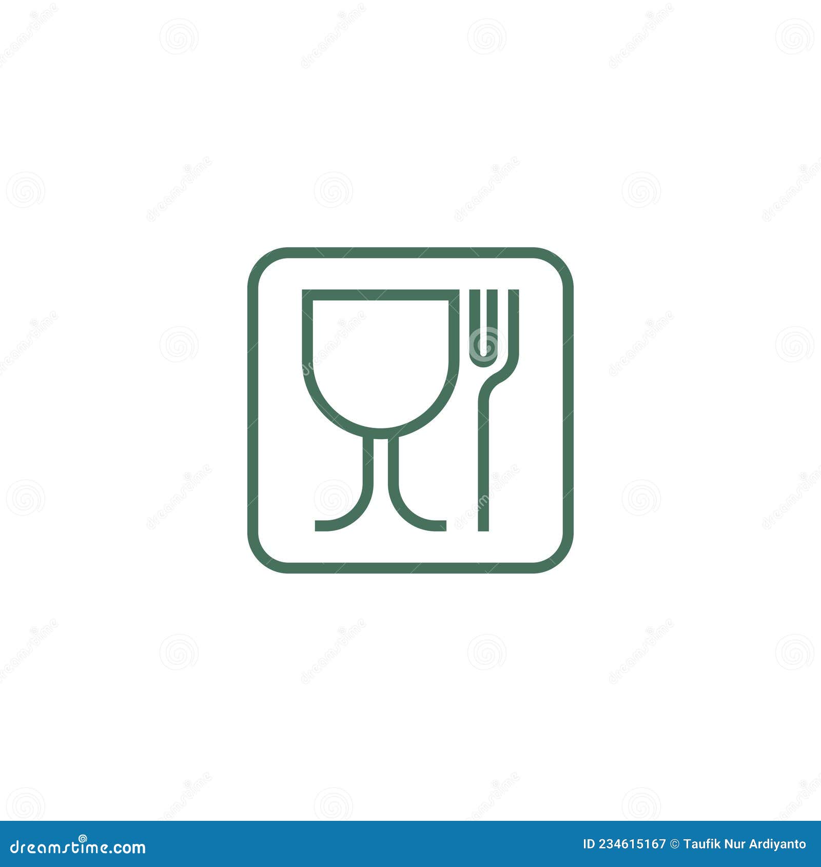 Food Safe Icon Flat Design Template Stock Vector - Illustration of ...