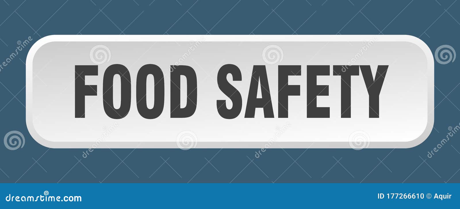 Food Safety Button. Food Safety Square 3d Push Button Stock Vector ...