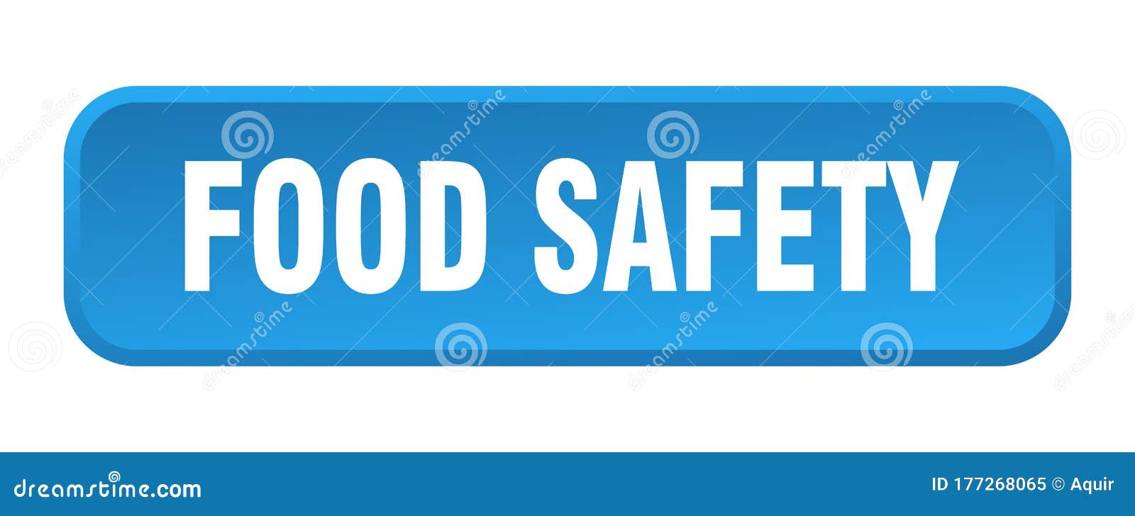 Food Safety Button. Food Safety Square 3d Push Button Stock Vector ...