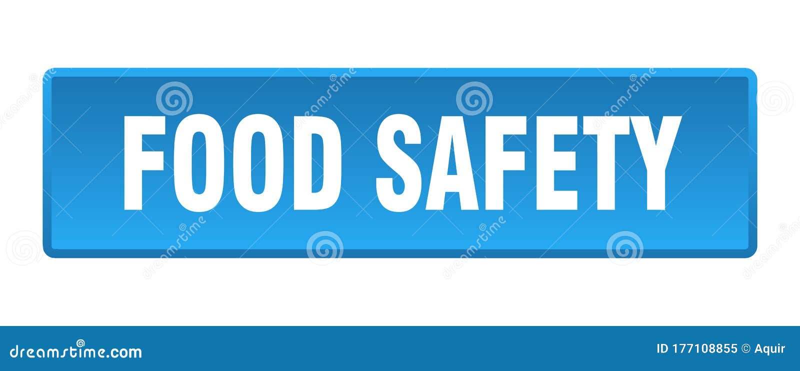 Food Safety Button. Food Safety Square Isolated Push Button Stock ...