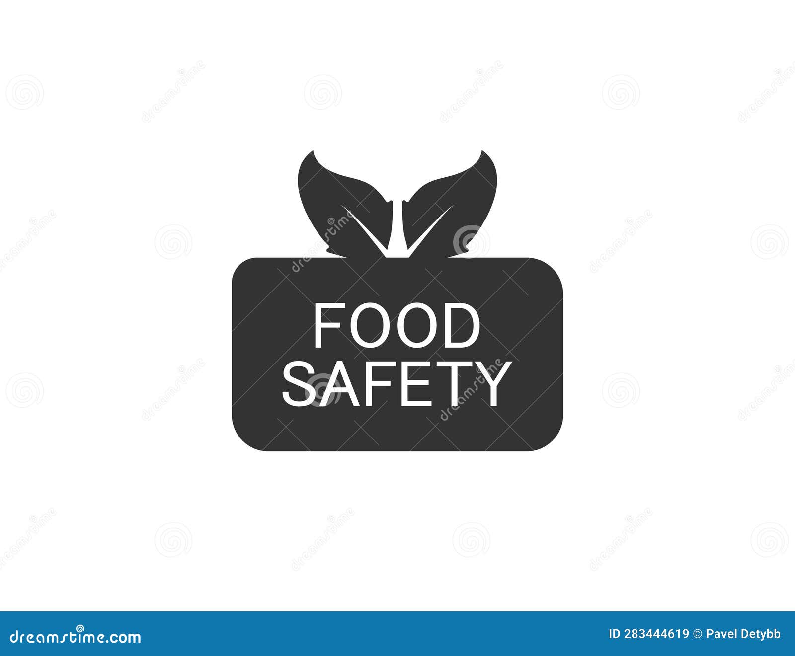 Food Safety Icon, Logo. Vector Illustration. Stock Illustration ...