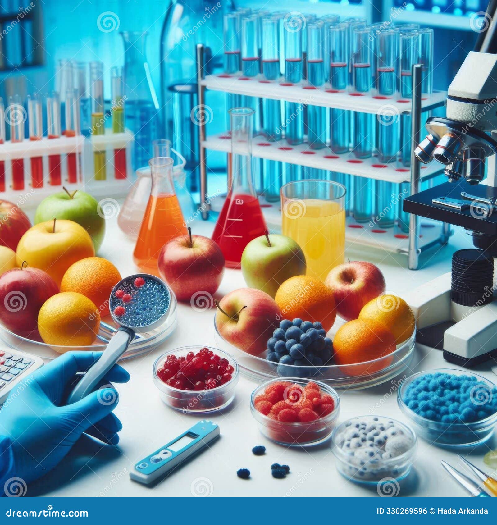 Food Safety and Quality Control in Microbiology Lab with Fruit and ...