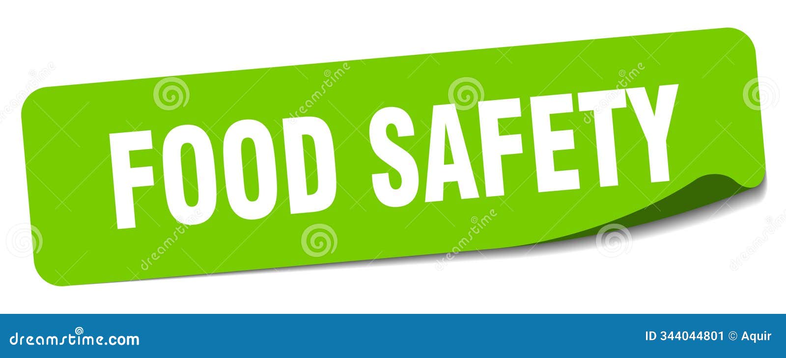 Food Safety Sticker. Food Safety Label Stock Vector - Illustration of ...