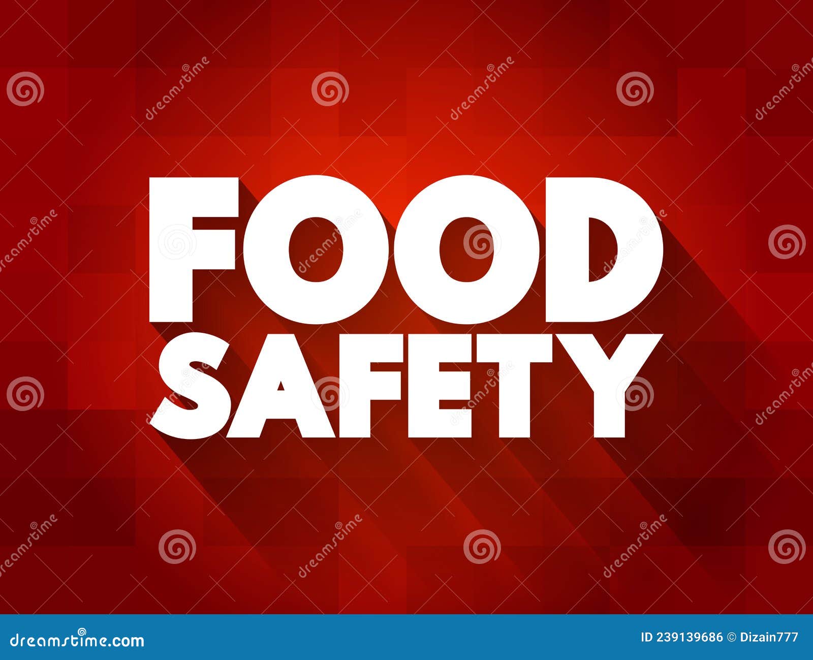 Food Safety Text Quote, Concept Background Stock Illustration ...
