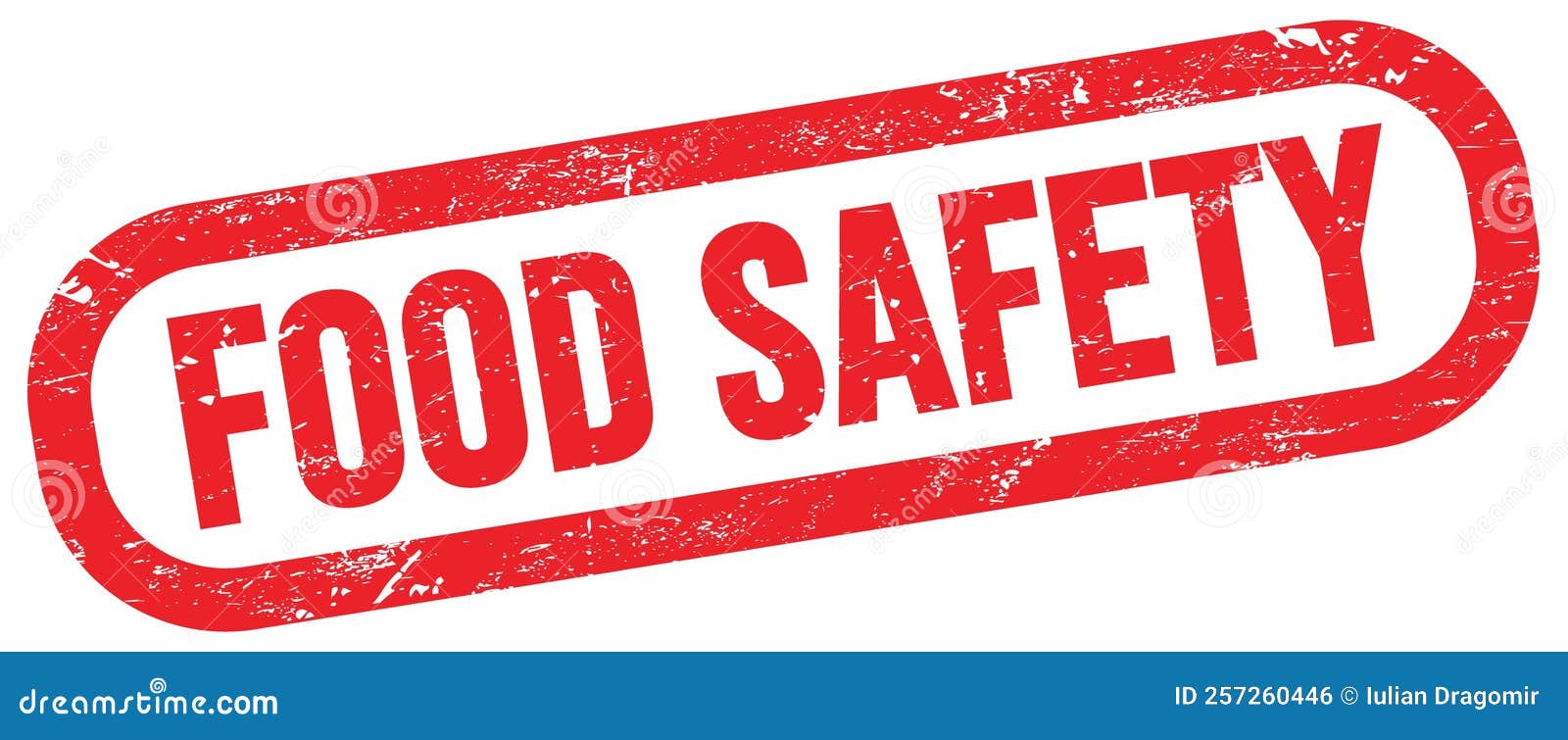 FOOD SAFETY, Text Written on Red Stamp Sign Stock Illustration ...