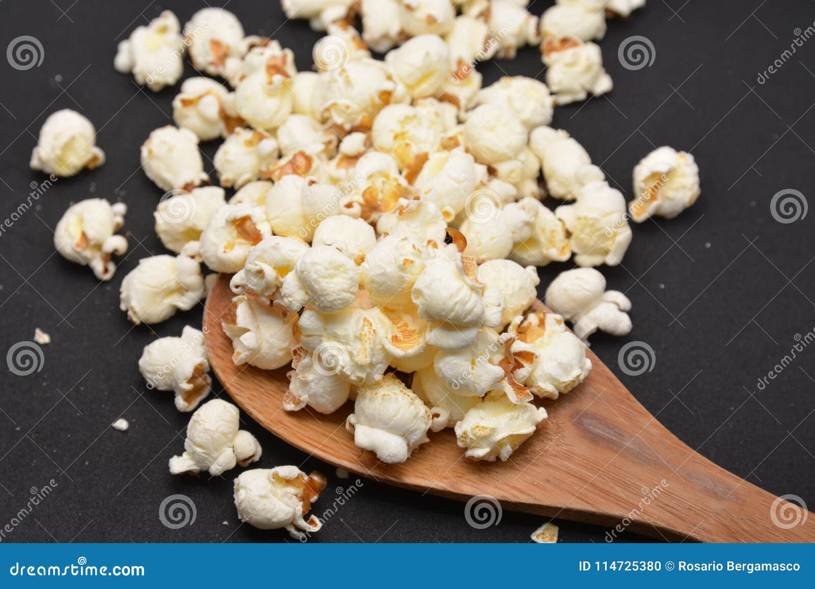 Salted popcorn snacks stock photo. Image of food, popcorn - 114725380
