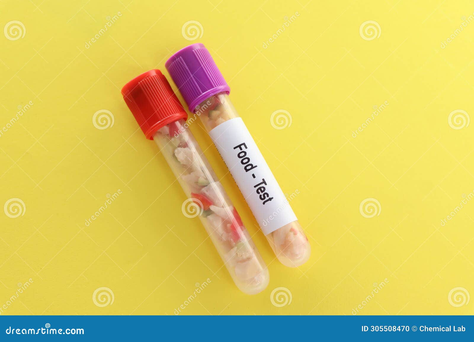 Food Sample To Analyze in the Laboratory Stock Photo - Image of ...