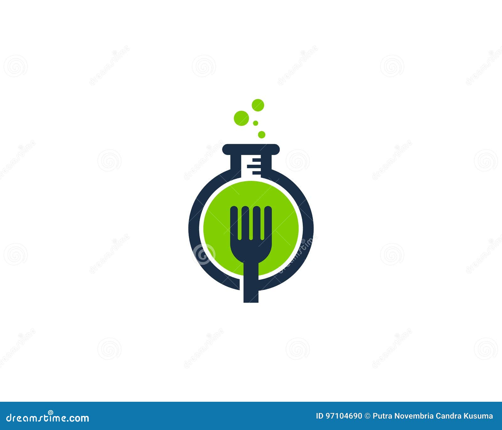Food Science Lab Icon Logo Design Element Stock Vector - Illustration ...