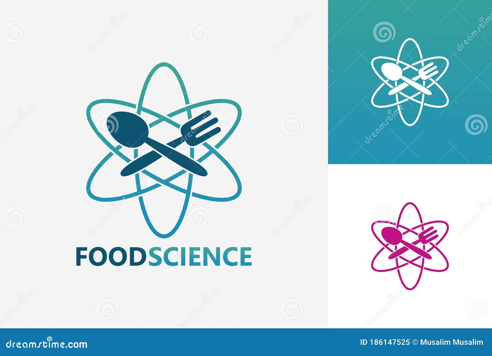 Food Science Logo Template Design Vector, Emblem, Design Concept ...