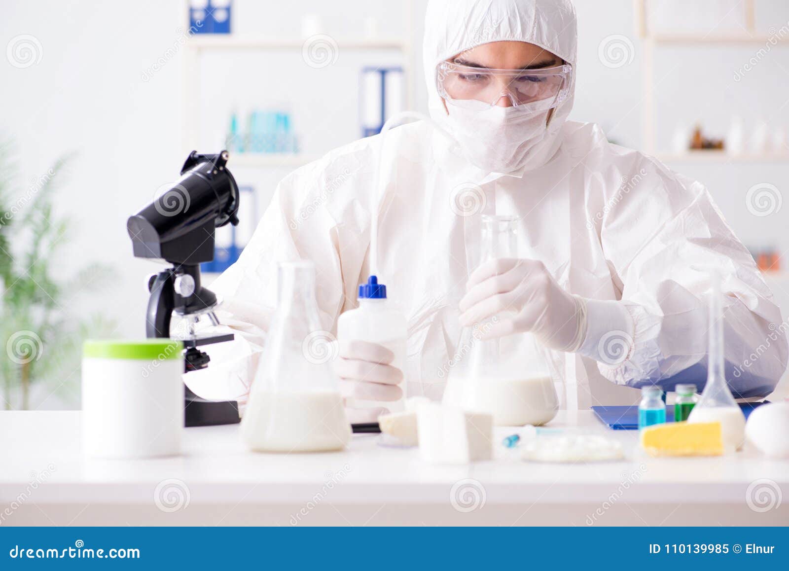 The Food Scientist Testing New Stuff in the Lab Stock Image - Image of ...