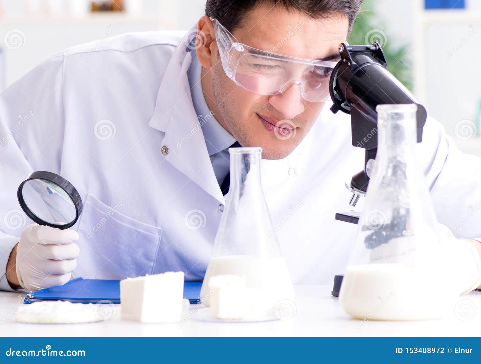 Food Scientist Testing New Stuff in the Lab Stock Photo - Image of ...