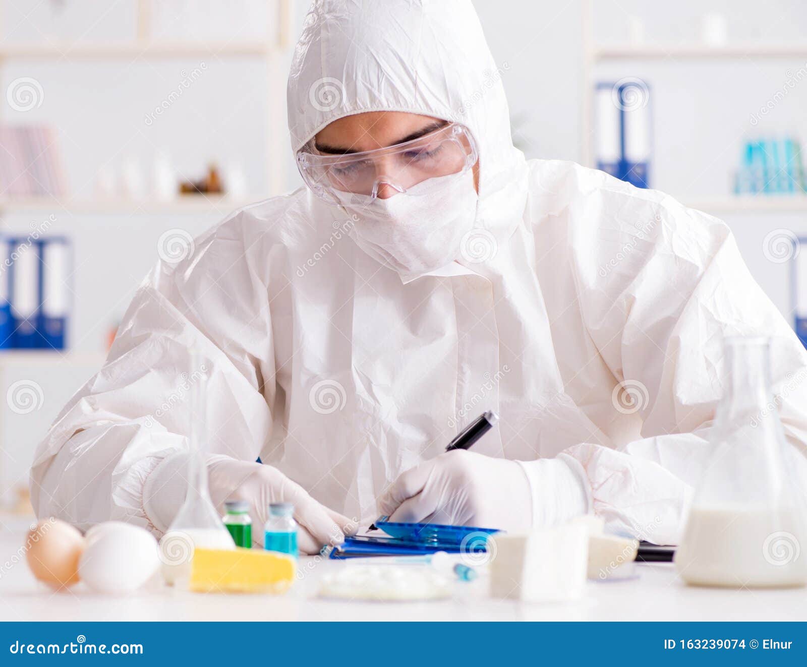 The Food Scientist Testing New Stuff in the Lab Stock Photo - Image of ...