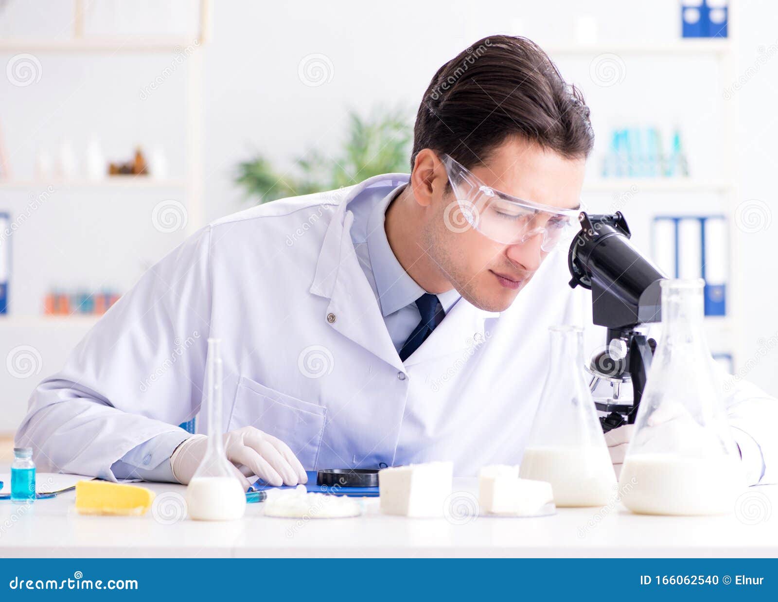 Food Scientist Testing New Stuff in the Lab Stock Photo - Image of ...