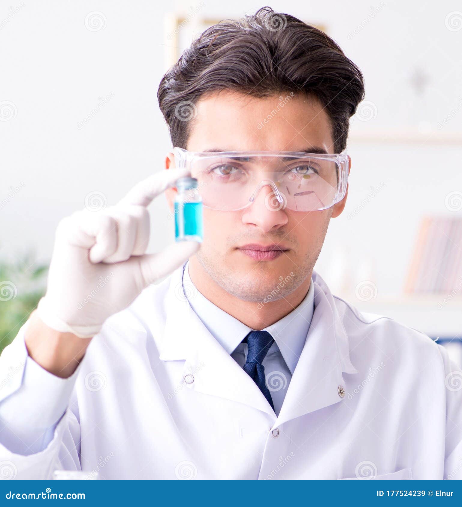 Food Scientist Testing New Stuff in the Lab Stock Image - Image of ...