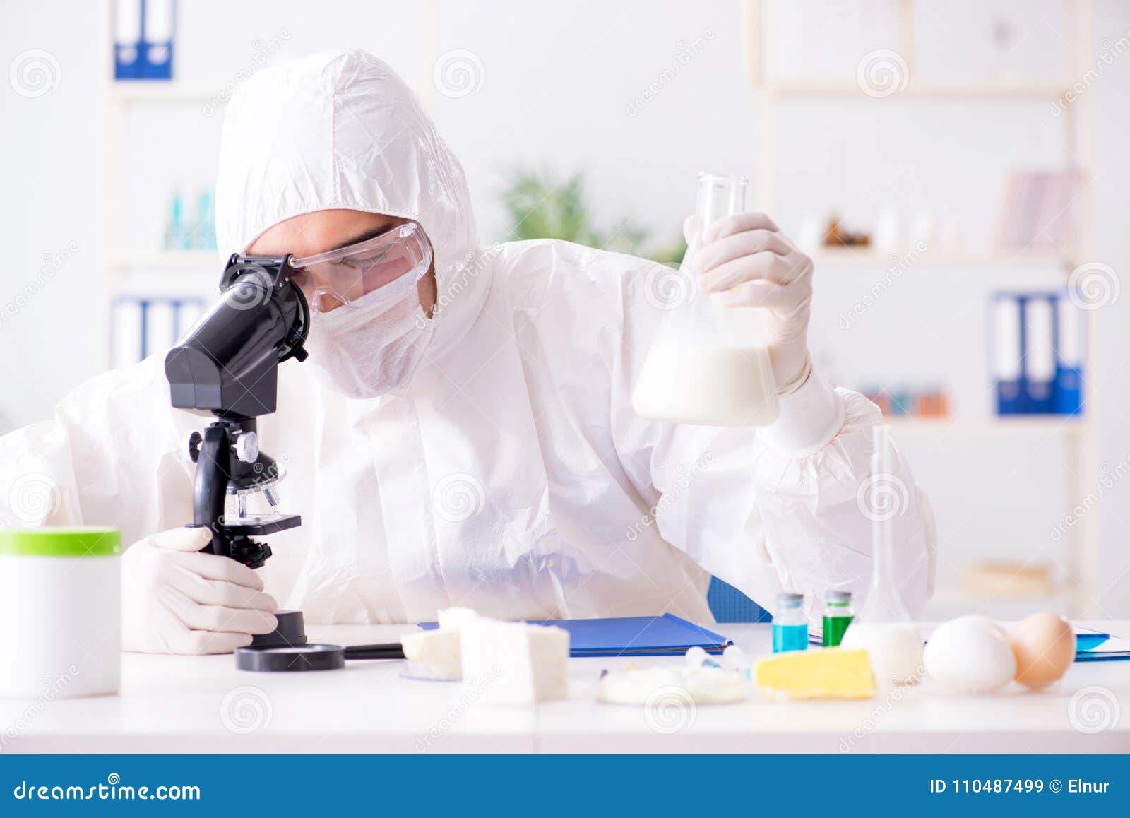 The Food Scientist Testing New Stuff in the Lab Stock Image - Image of ...