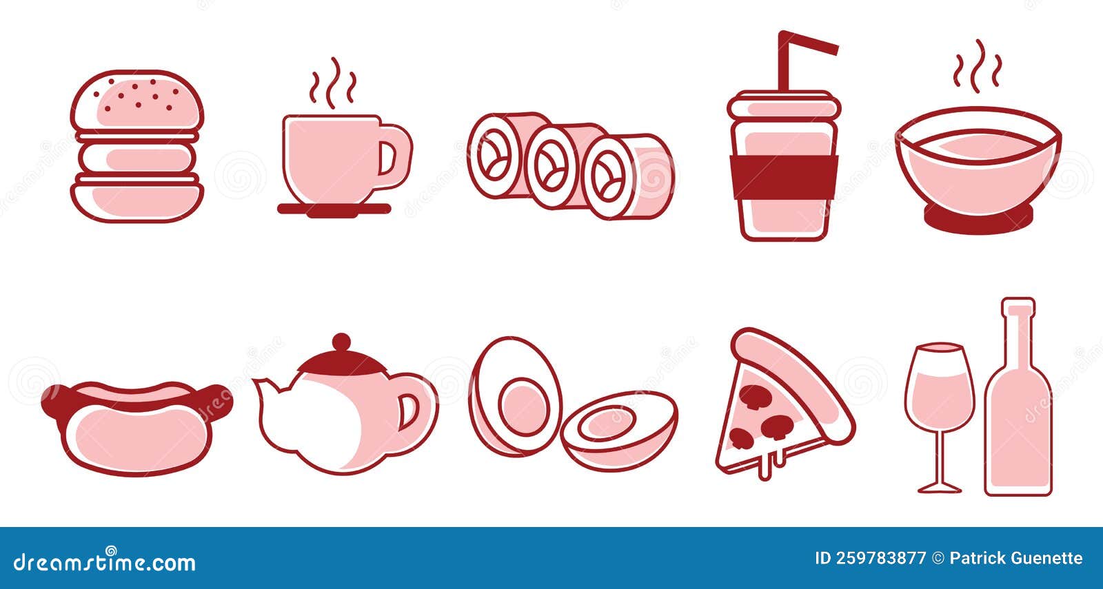 Food selection, icon stock vector. Illustration of orange - 259783877