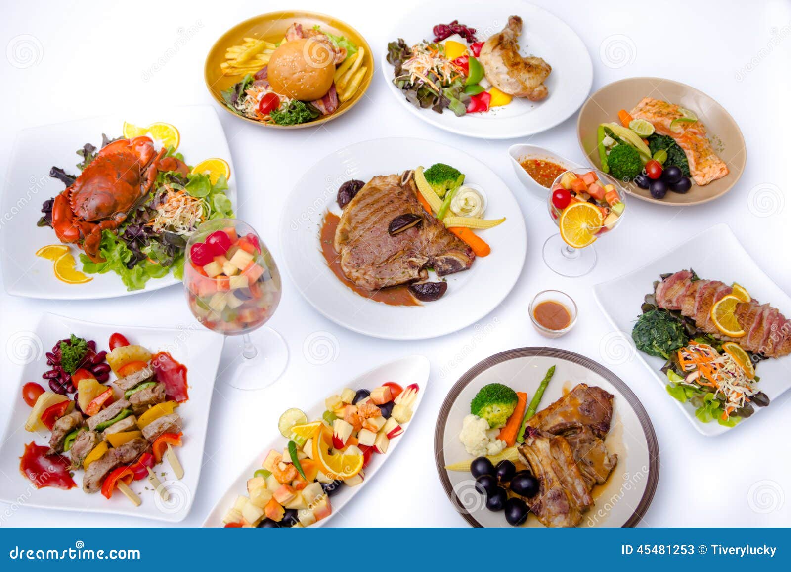 Food set stock image. Image of breakfast, food, restaurant - 45481253