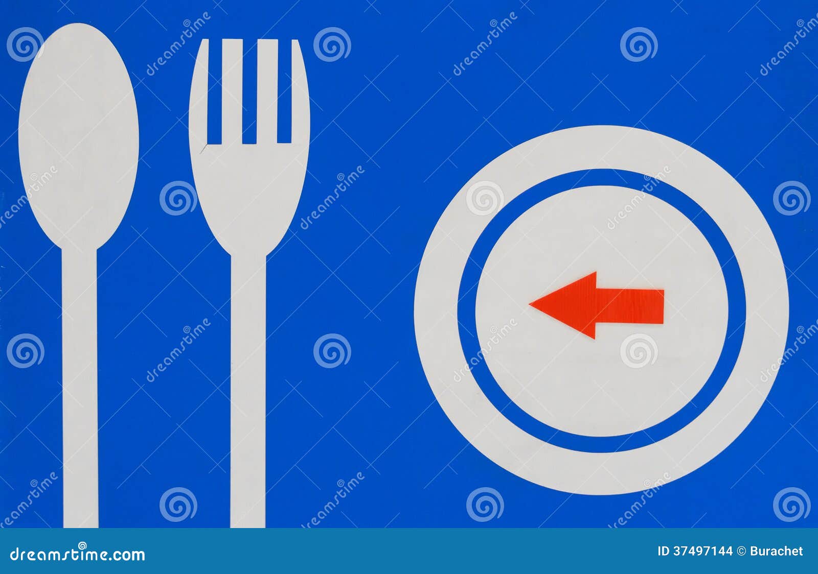 Food Sign stock photo. Image of fork, people, cafe, spoon - 37497144